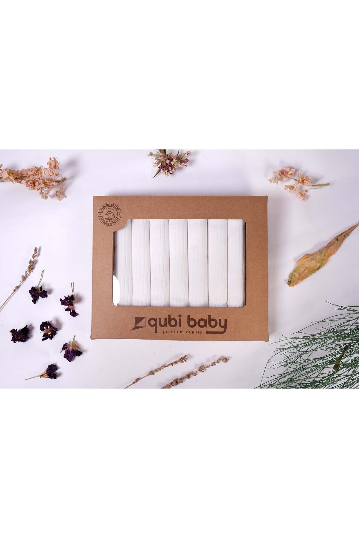 Genel Markalar Qubi baby ÖZEL SERİ QUBİBABY 7'Lİ %100 PAMUKLU AĞIZ ...