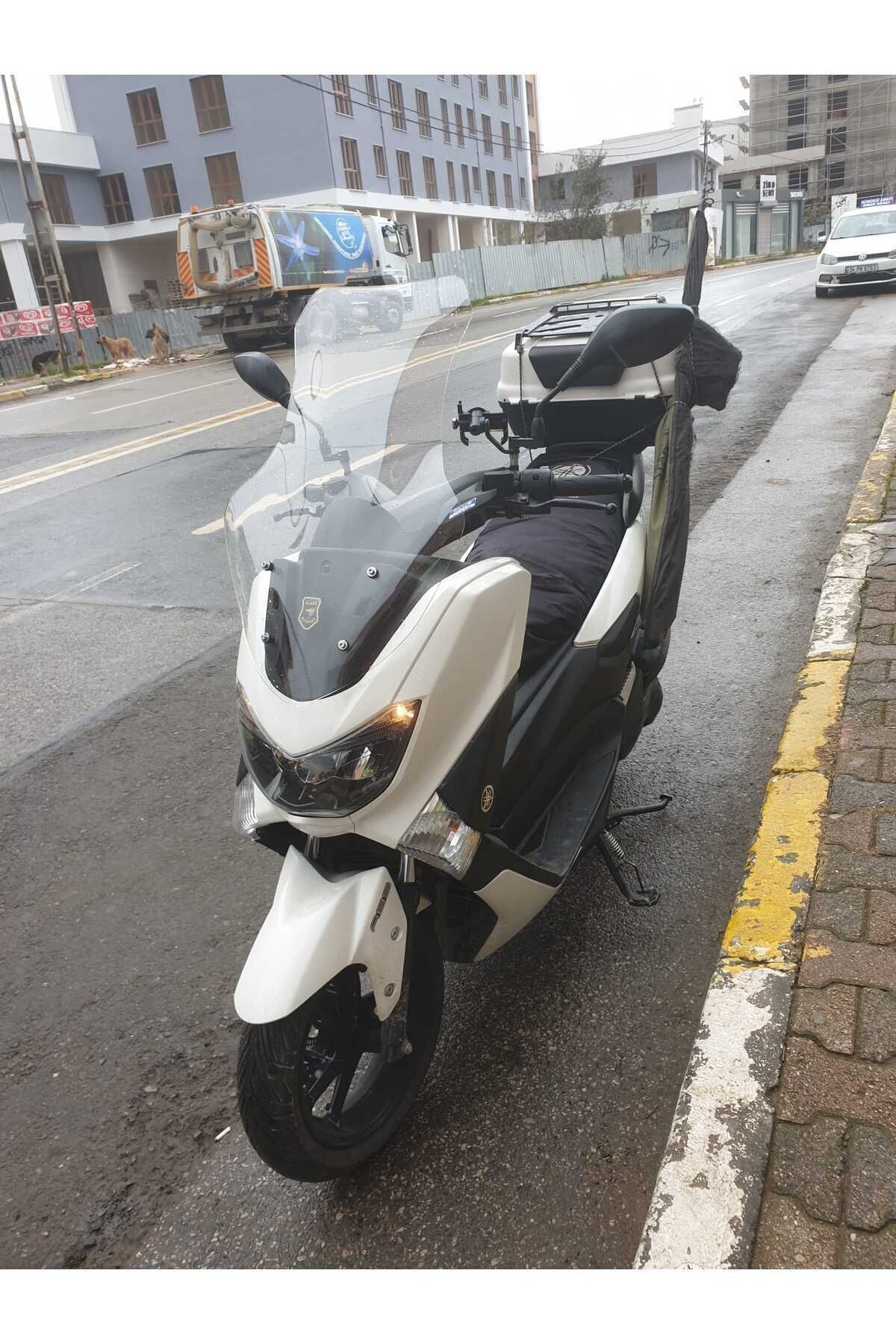 motoros Yamaha Nmax Ön cam 2015 2020 Model 69cm Şeffaf renk 4mm Uzun ...