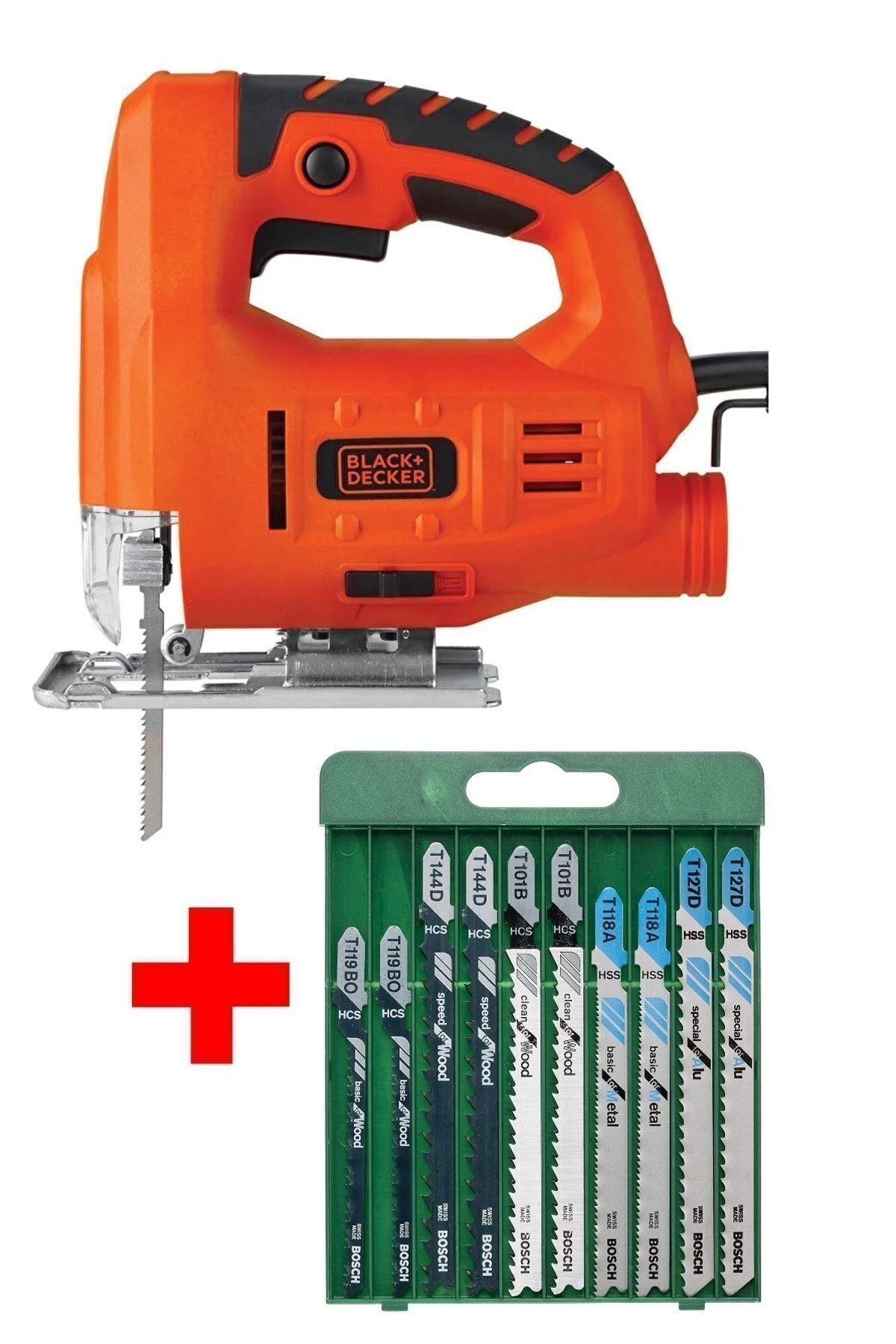 Black Decker Dekupaj Testere Makinası Dekopaj+ 10 Parça Metal Ahşap ...