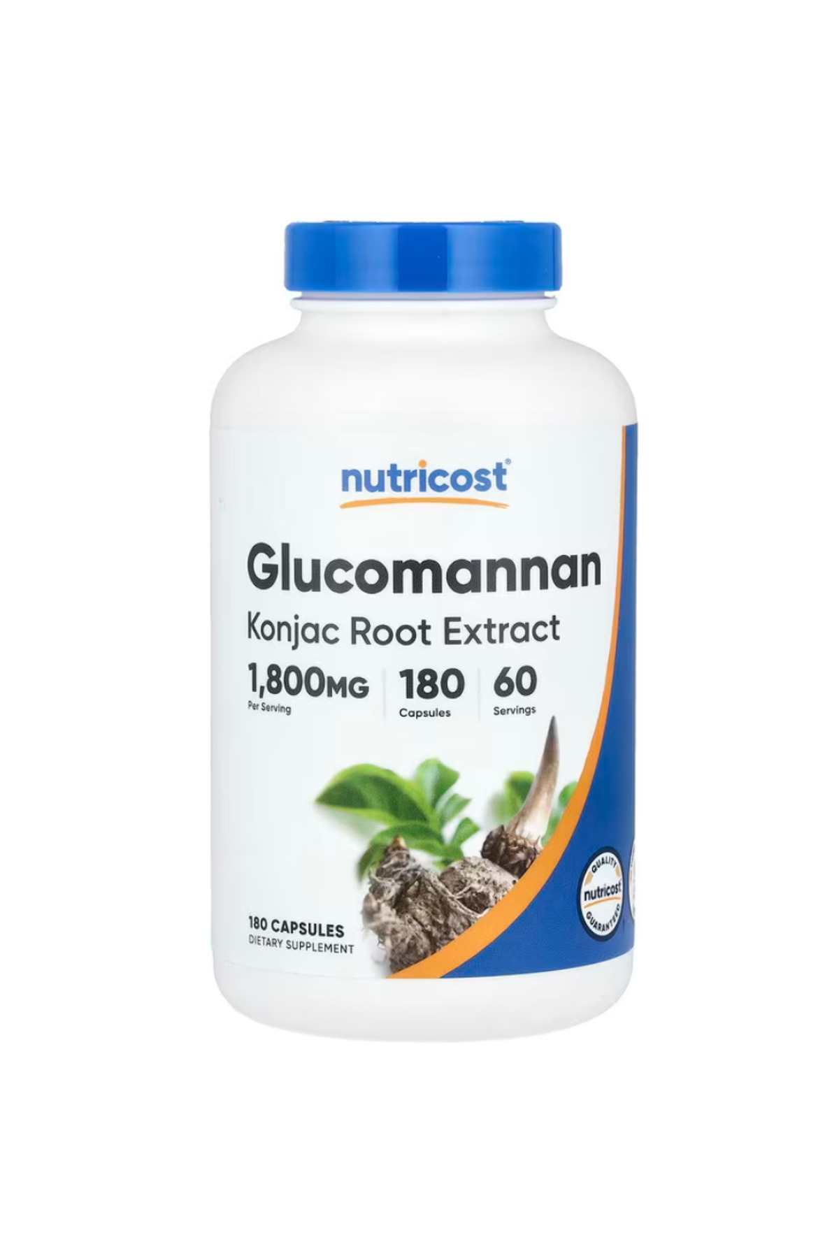Nutricost , Glucomannan Konjac Root Extract 600 mg 180 Capsules Fiyatı ...