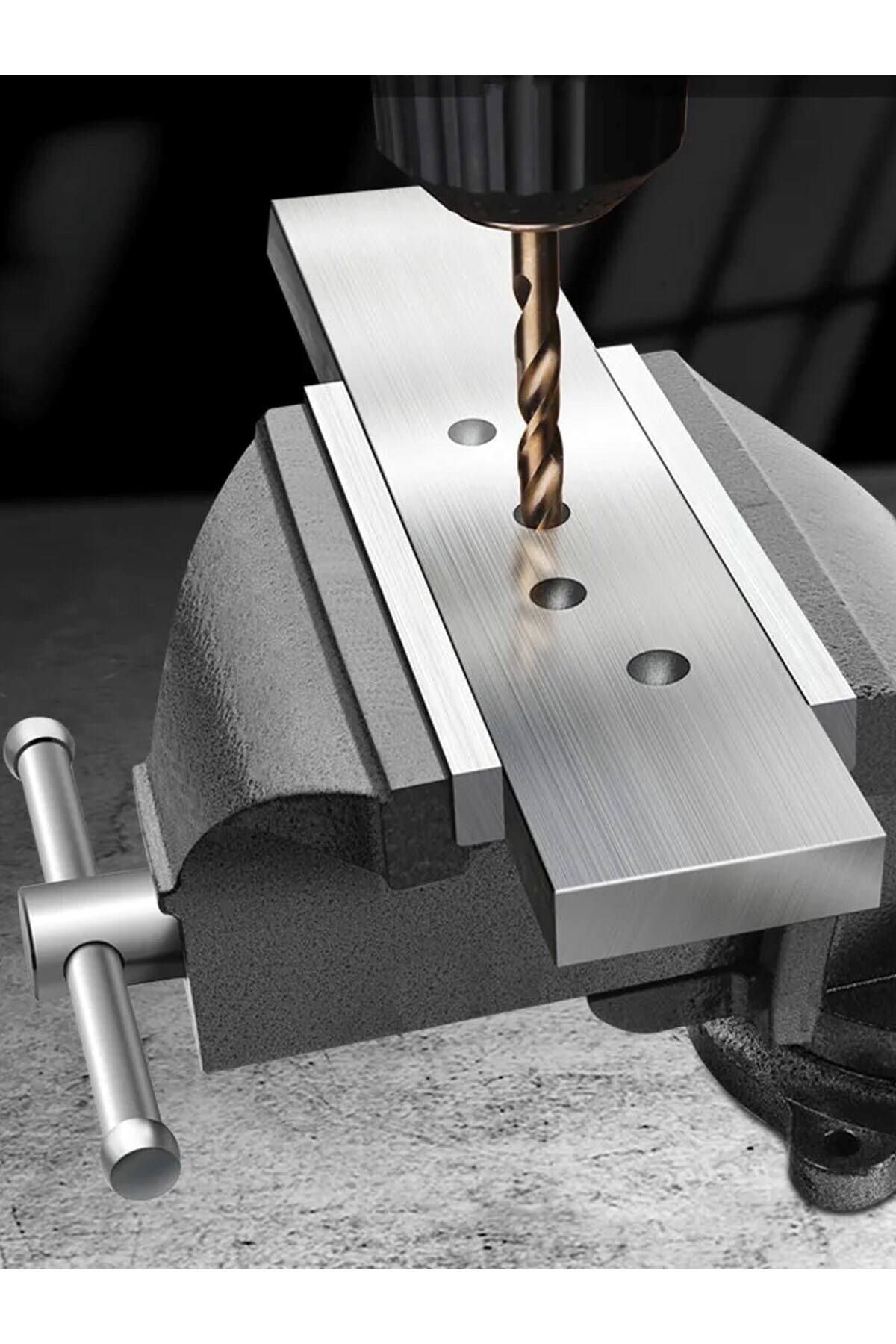 Germany Style Prox 100 mm Stainless Forged Steel Fixed Bench Table Vise ...