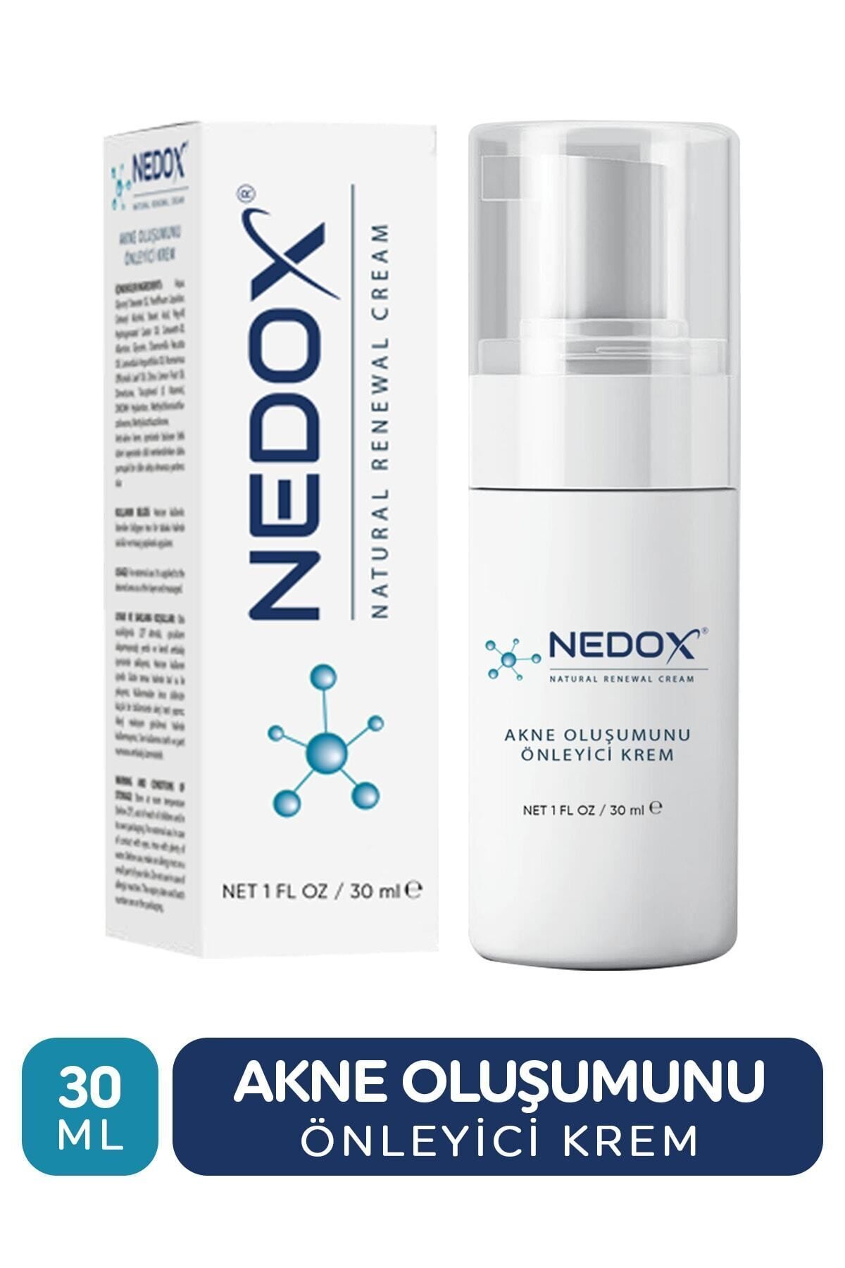 NEDOX Akne Önleyici Siyah Nokta Ve Sivilce Karşıtı Krem 30 ml - Fiyatı ...