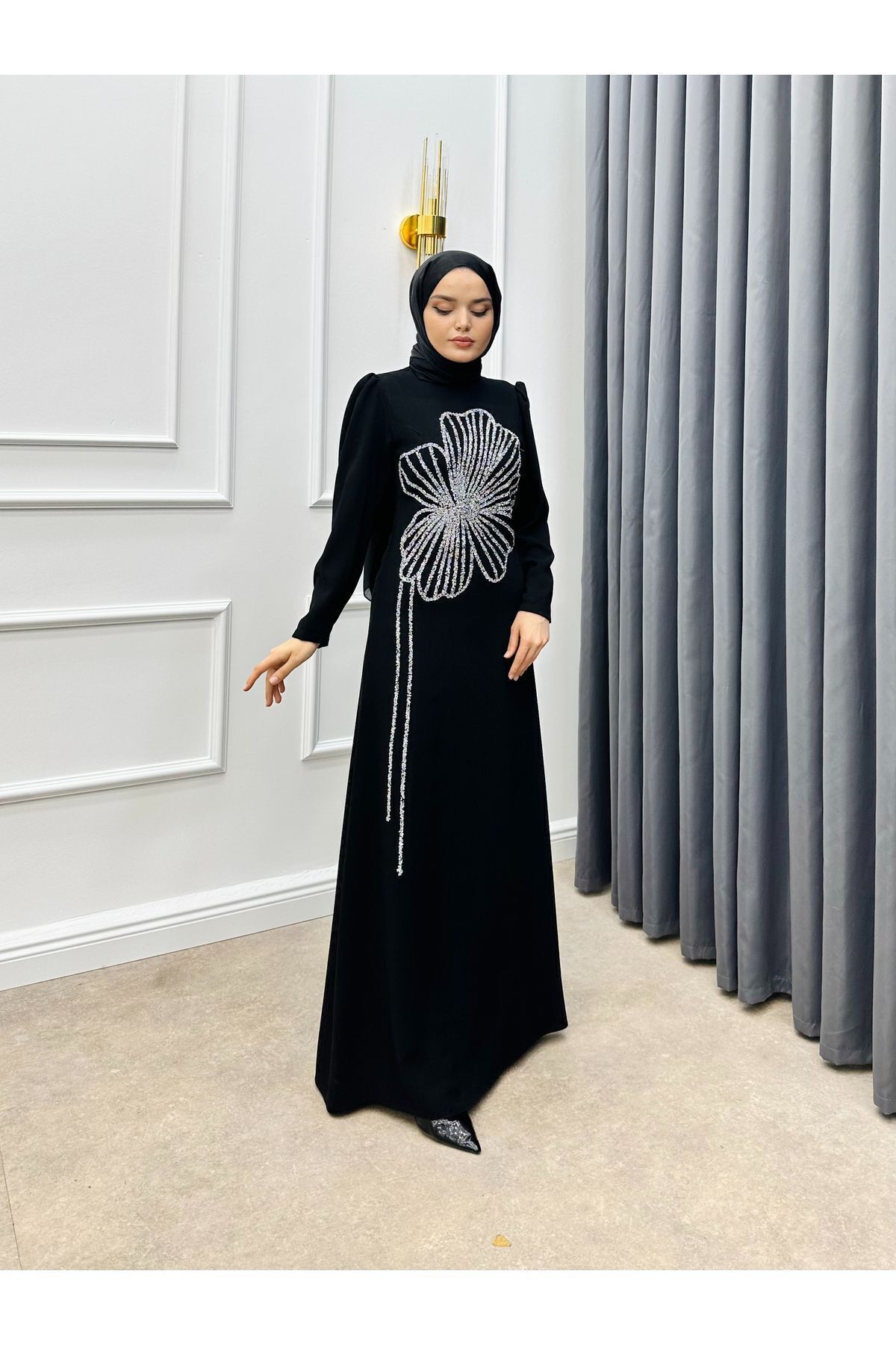 bezenstore NURSEMA TAŞ İŞLEMELİ ELBİSE - Fiyatı, Yorumları