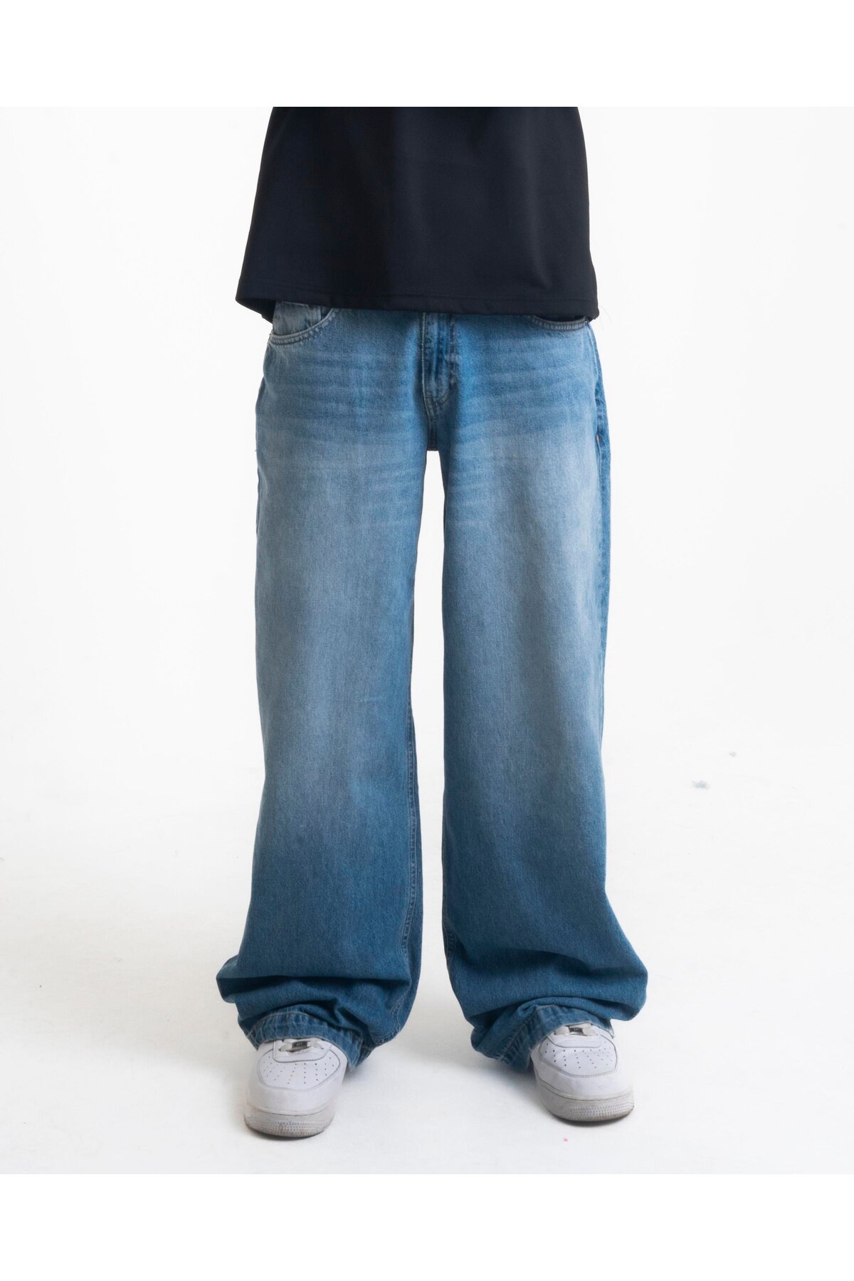 weywot Mavi Yıkamalı Baggy Jean Man Fiyatı, Yorumları - Trendyol