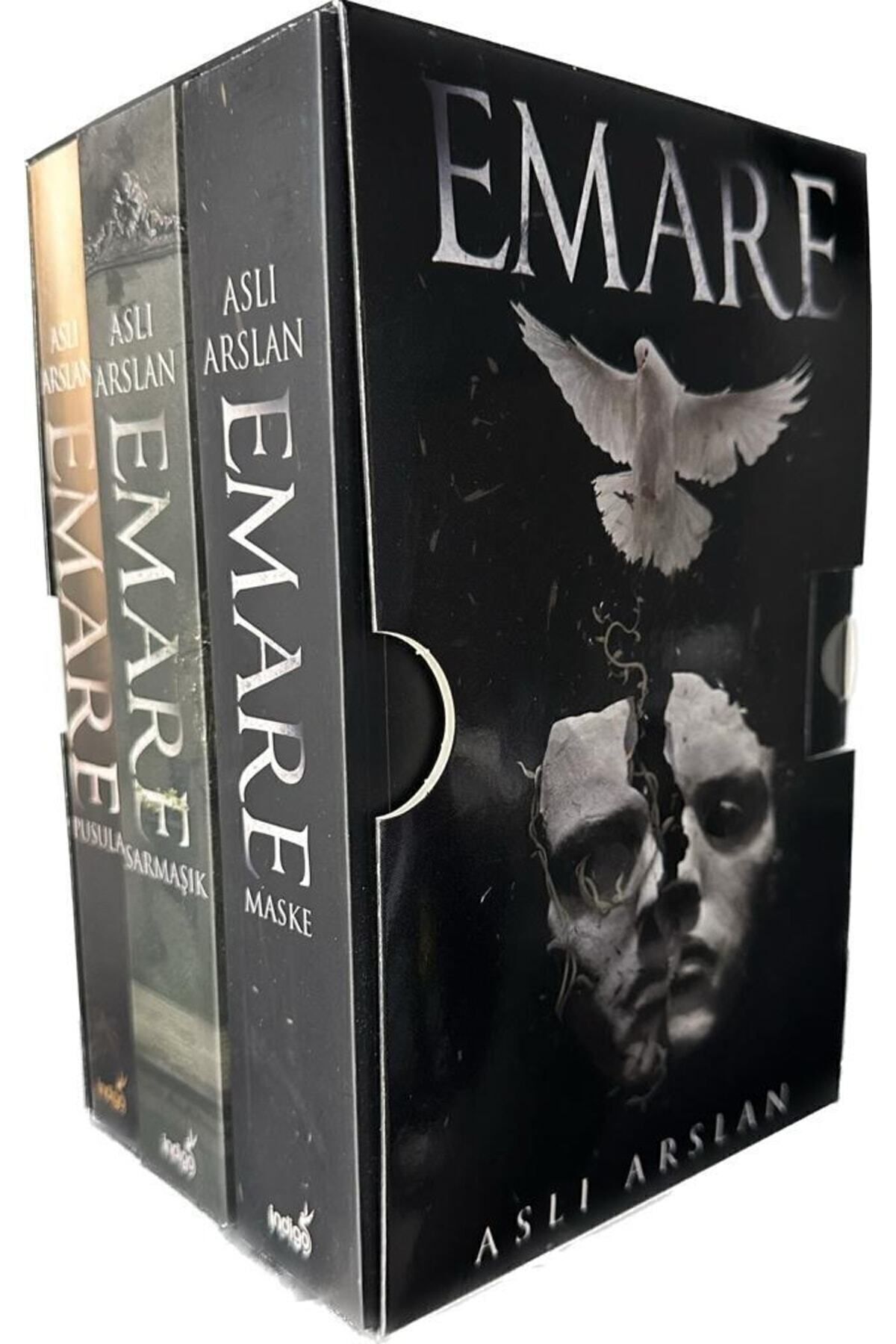 İndigo Kitap Emare Serisi 3 Kitap Kutulu Set (KARTON KAPAK) Imzasız ...