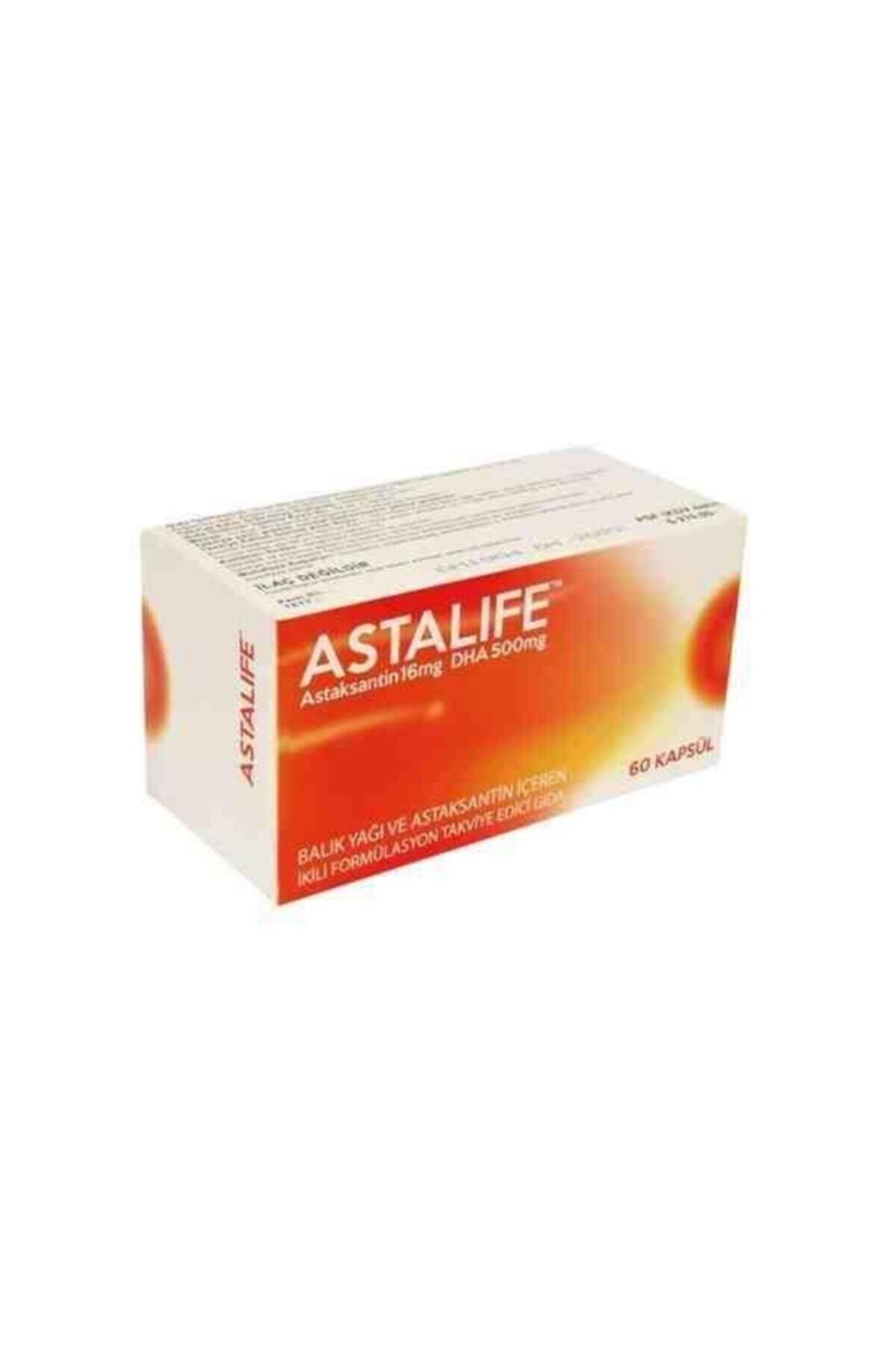 Astalife Astaksantin 16 Mg Dha 500 Mg 60 Kapsül - Fiyatı, Yorumları