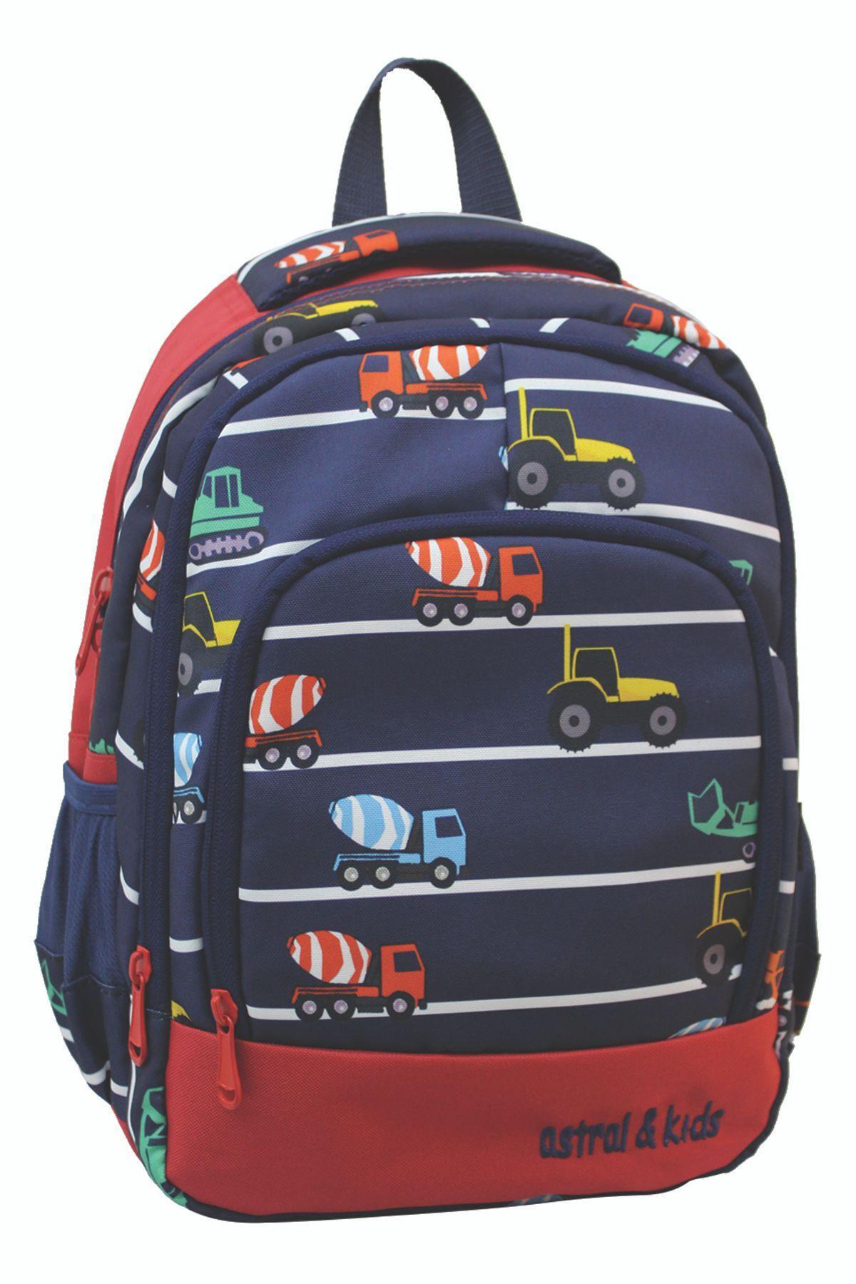ELEFANTE LUGGAGES Astral Player Ilkokul Çantası Beslenmeli Tractor ...