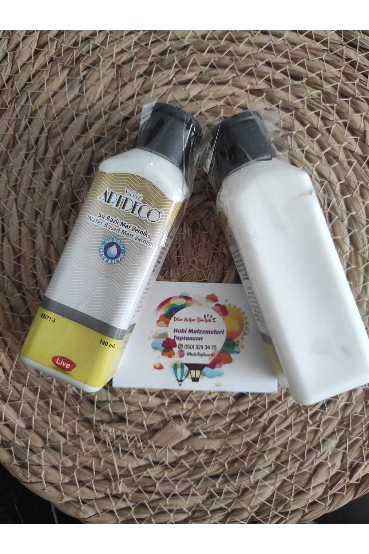 Viel Hobi Toptancısı 2 adet mat su bazlı vernik cila 140 ml Fiyatı ...