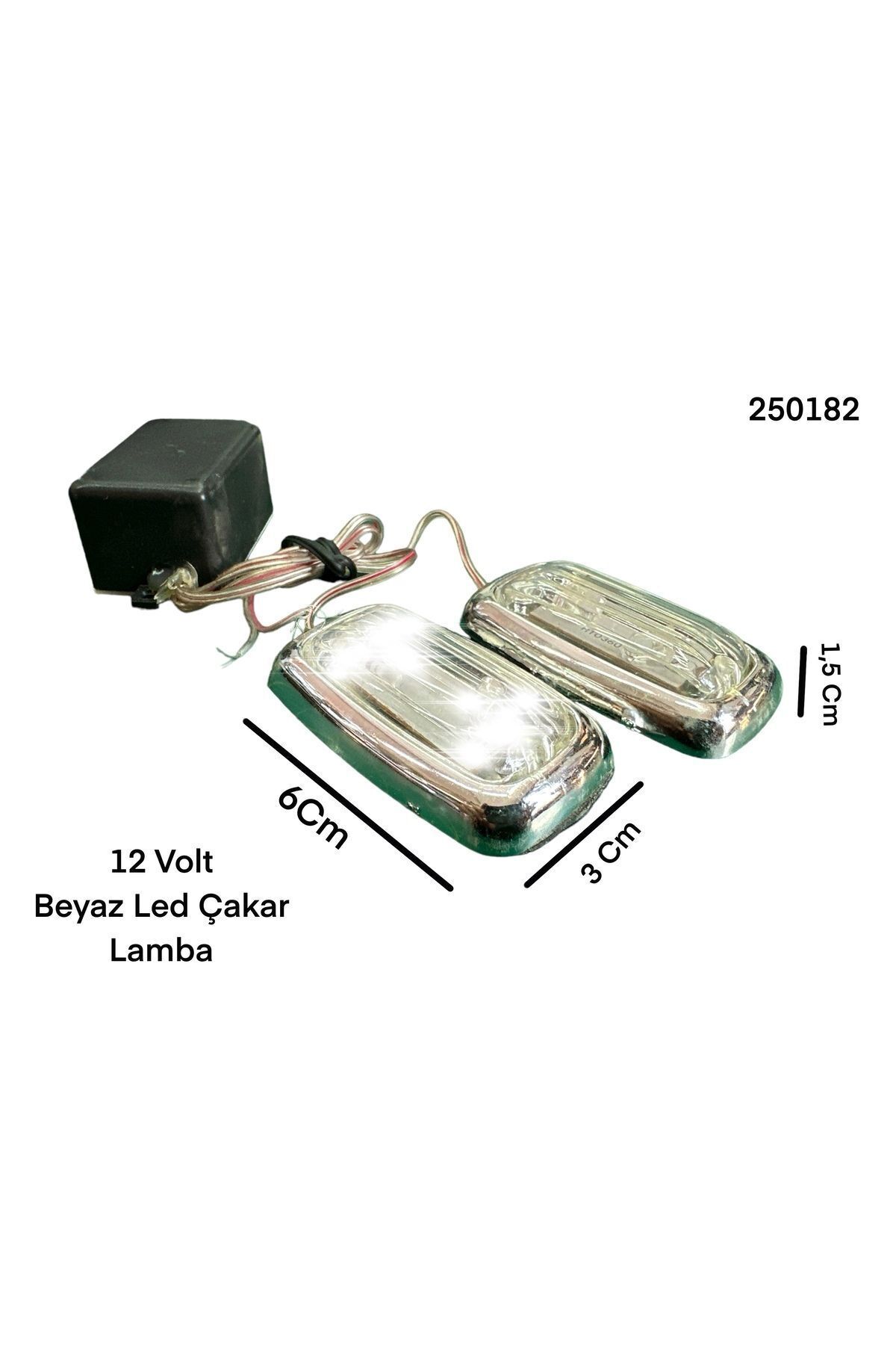 gcstore 12 Volt Beyaz Led Çakar Lamba Panjur Içi Ayak Altı Araç İç ve ...