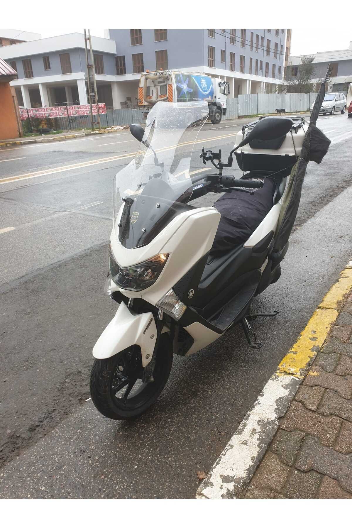 motoros Yamaha Nmax Ön cam 2015 2020 Model 69cm Şeffaf renk 4mm Uzun ...