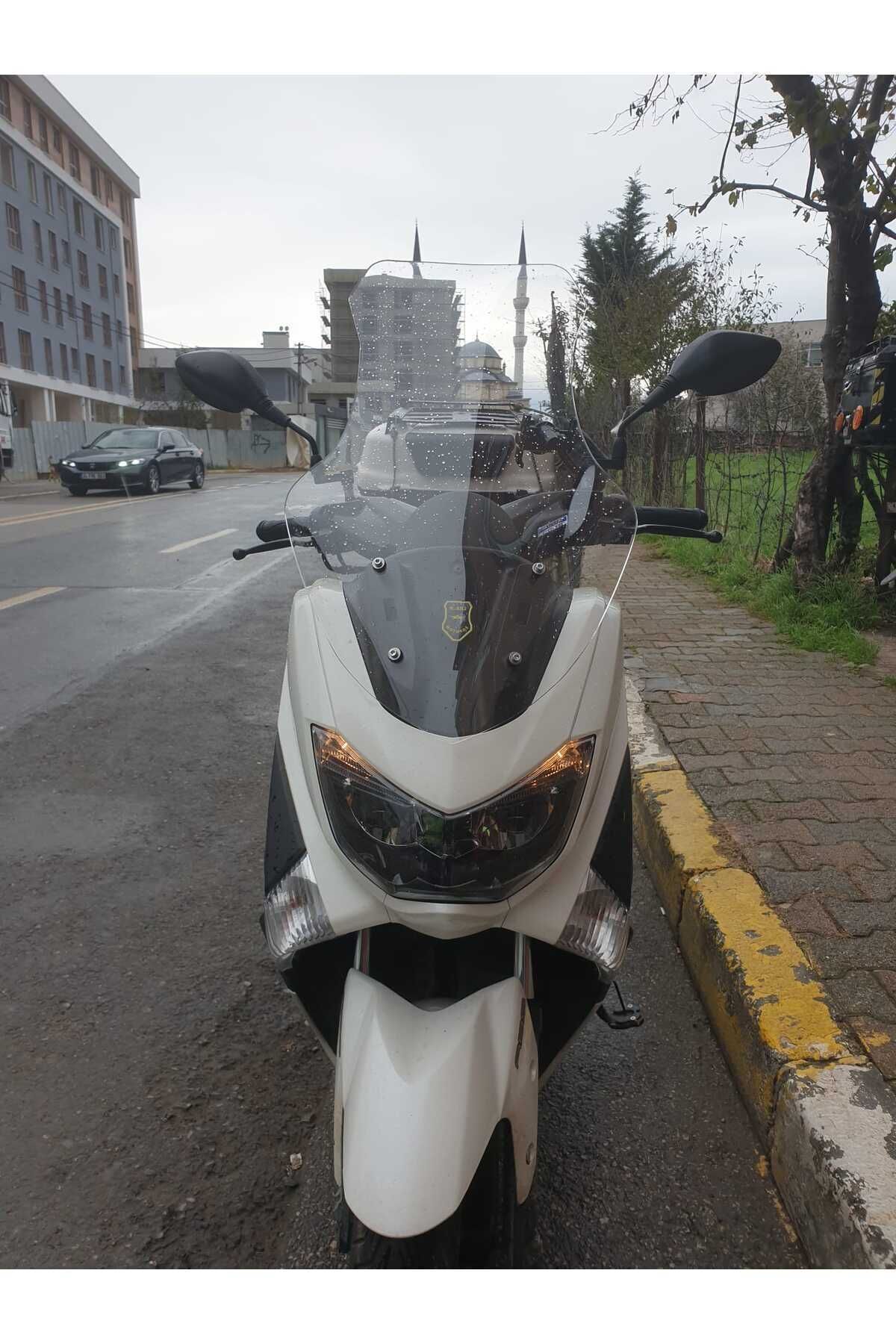 motoros Yamaha Nmax Ön cam 2015 2020 Model 69cm Şeffaf renk 4mm Uzun ...