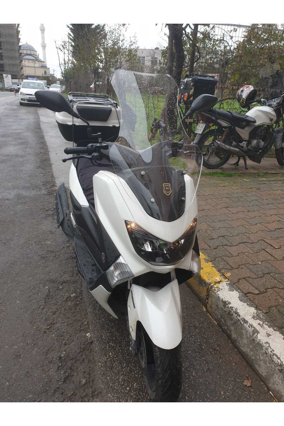 motoros Yamaha Nmax Ön cam 2015 2020 Model 69cm Şeffaf renk 4mm Uzun ...