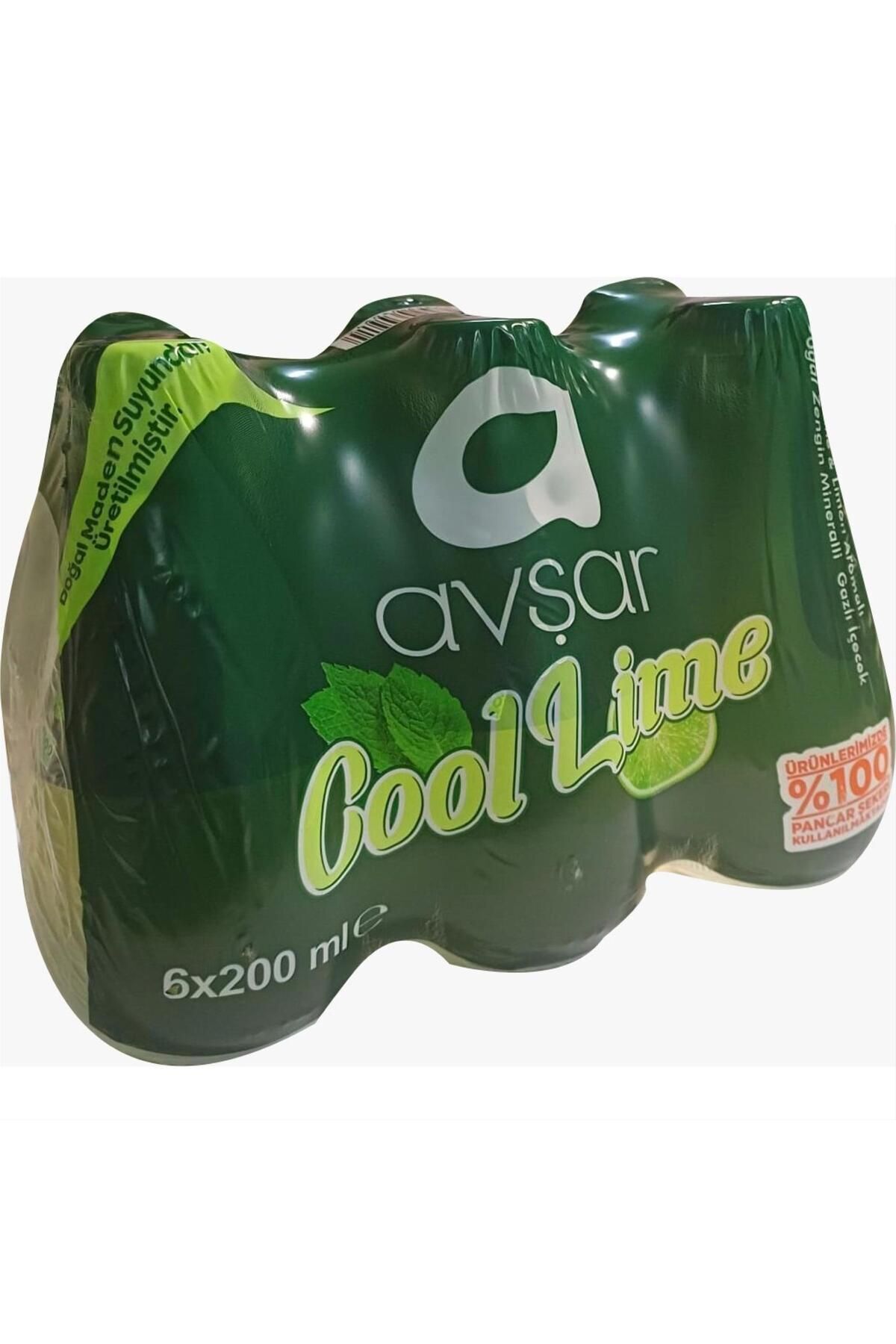 Avşar Cool Lime Nane Limon Aromalı Maden Suyu 200 Ml X 6 Adet - Fiyatı ...