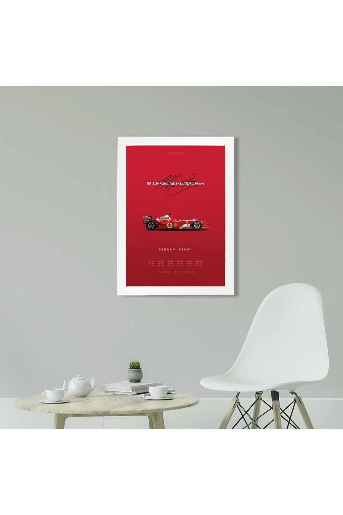 KAYNOCK Michael Schumacher Ferrari F2004 Poster Tablo F1 Ferrari ...
