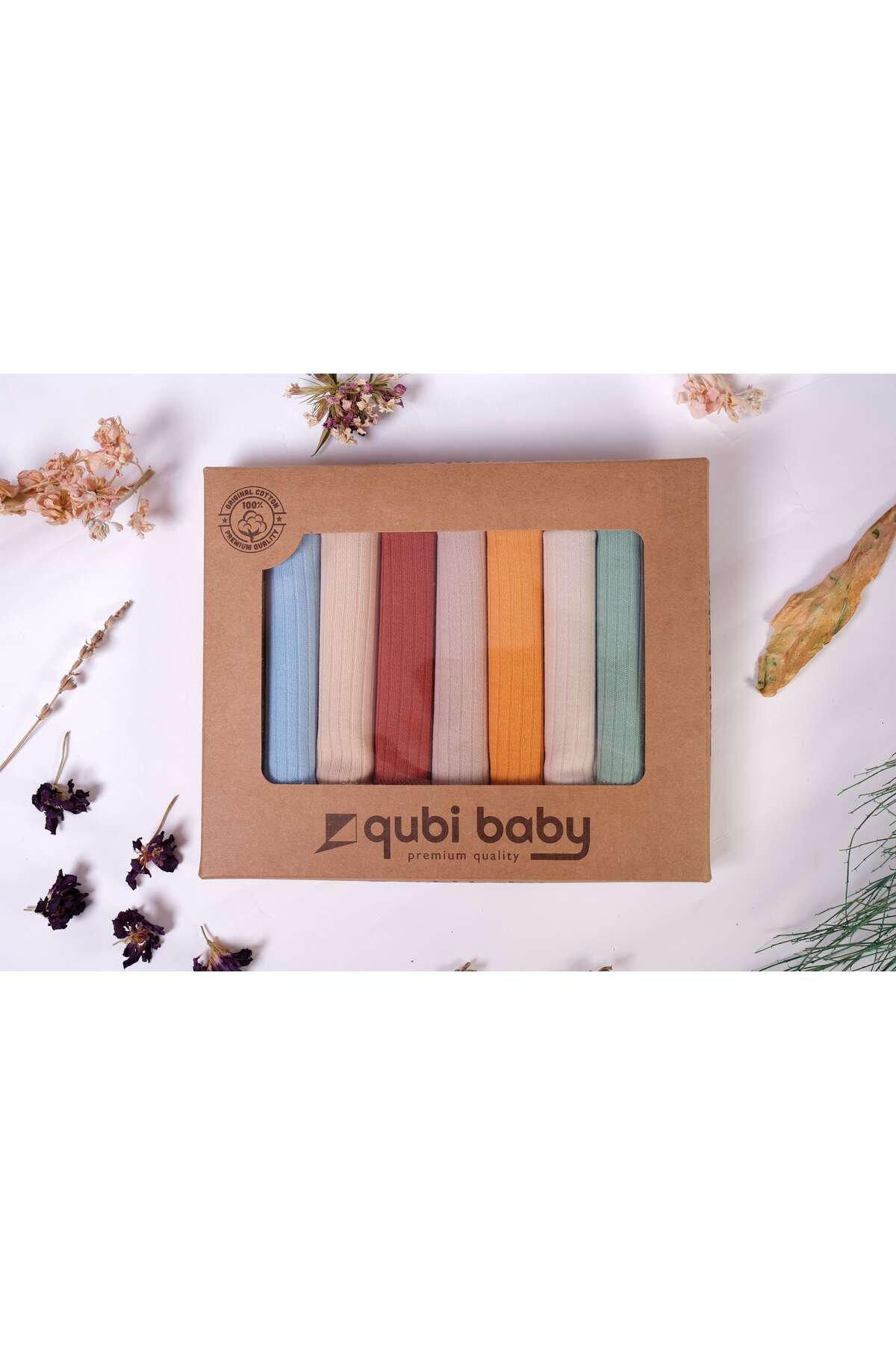 Qubi baby ÖZEL SERİ QUBİBABY 7'Lİ %100 PAMUKLU AĞIZ MENDİLİ Fiyatı ...