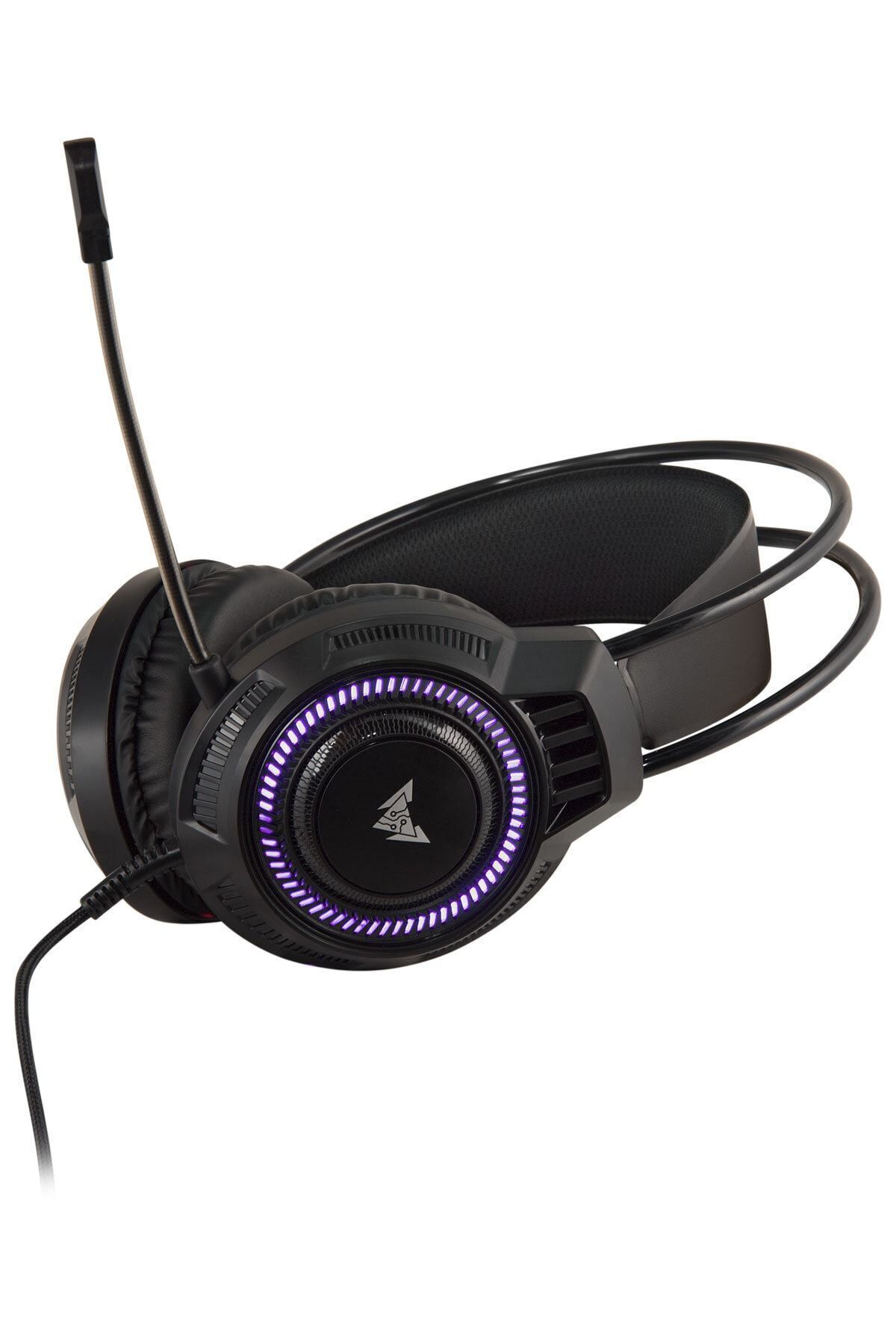 Crown Micro Headphones Oyuncu Kulaklığı Mikrofonlu LED Işıklı 3.5 mm ...