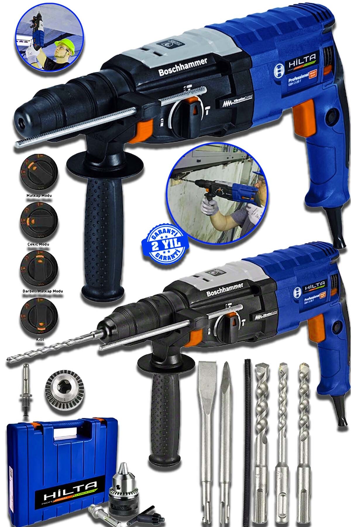 Hilta Power Alman Deluxe 5 Lı Set Kaynak Makinesi Kırıcı Delici Hilti ...