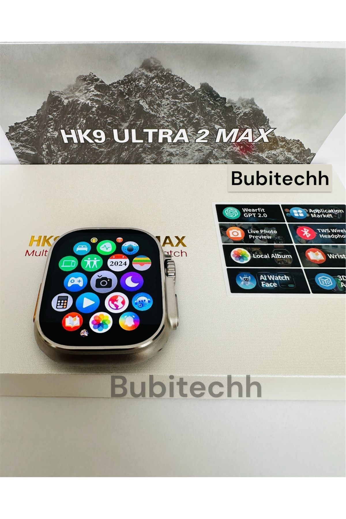 Bubitechh Hk9 Ultra2 Max 49m Akıllı Saat (SÜPER AMOLED) 2024 Fiyatı, Yorumları - Trendyol