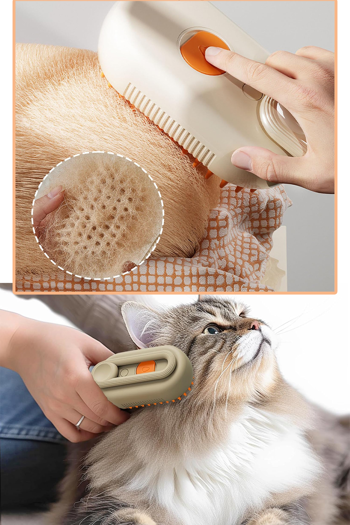 Efege Buharlı Tüy Toplayıcı Kedi Köpek Tüyü Toplama Temizleme ve Tarağı ...