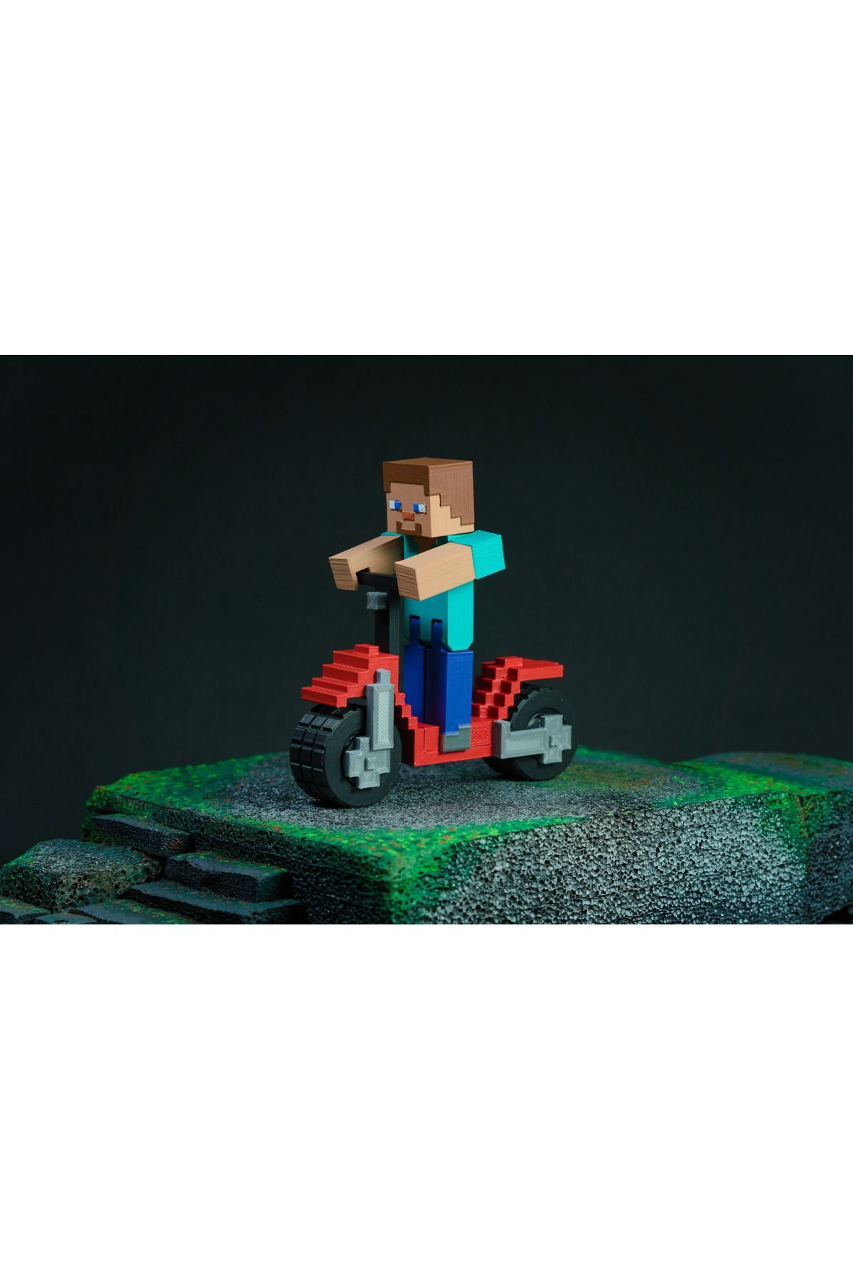 3DLAYERCRAFT Minecraft Steve - Scooter Figürü 2 Parça Fiyatı, Yorumları ...