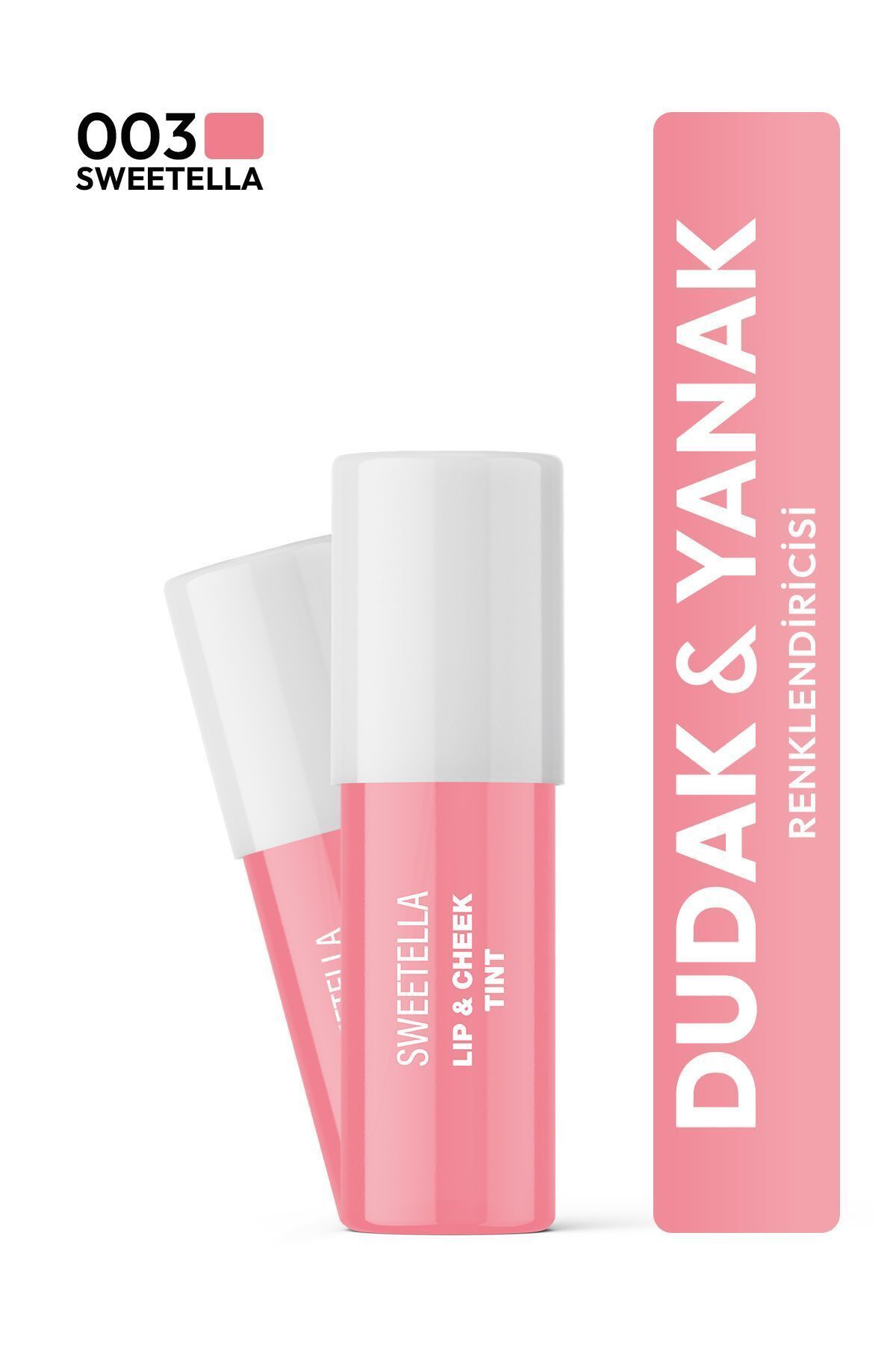 SWEETELLA Tint -Lip & Cheek - Dudak ve Yanak Renklendirici-Pembe ...