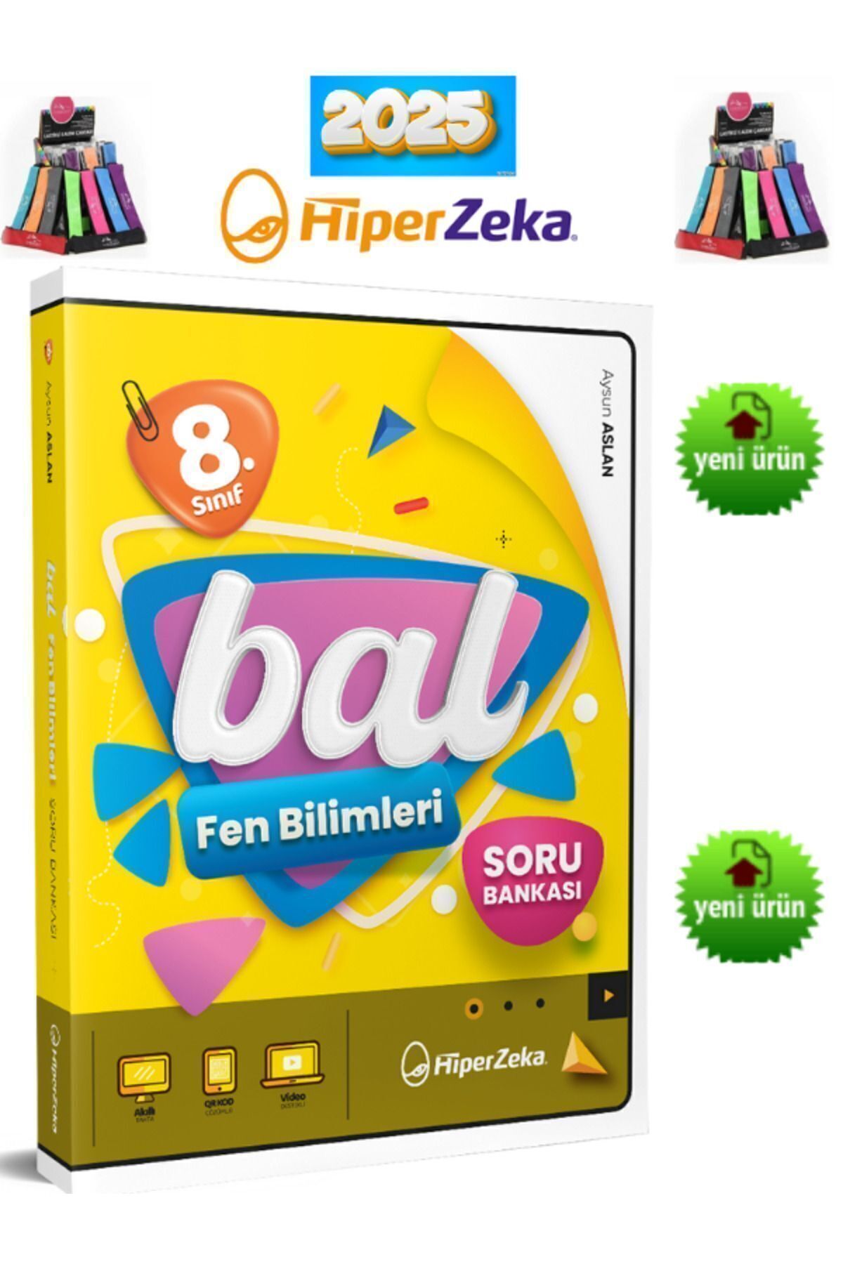 Hiper Zeka Yayınları 2025(YENİ ÜRÜN)BAL 8.Sınıf Lgs Hazırlık Fen ...