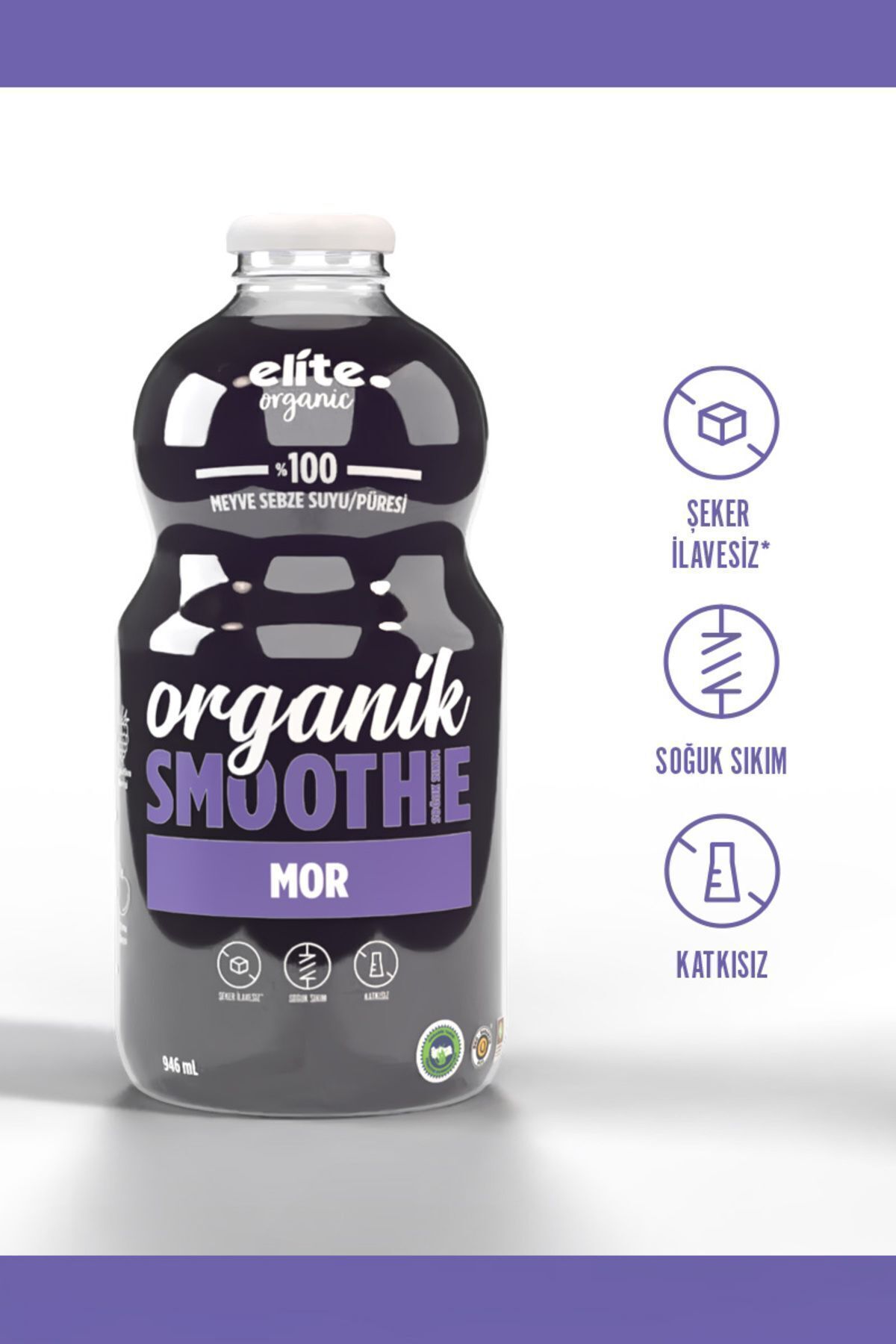 Elite Naturel Organik Böğürtlenli Smoothie 3 Adet 3 X 946ml Fiyatı ...