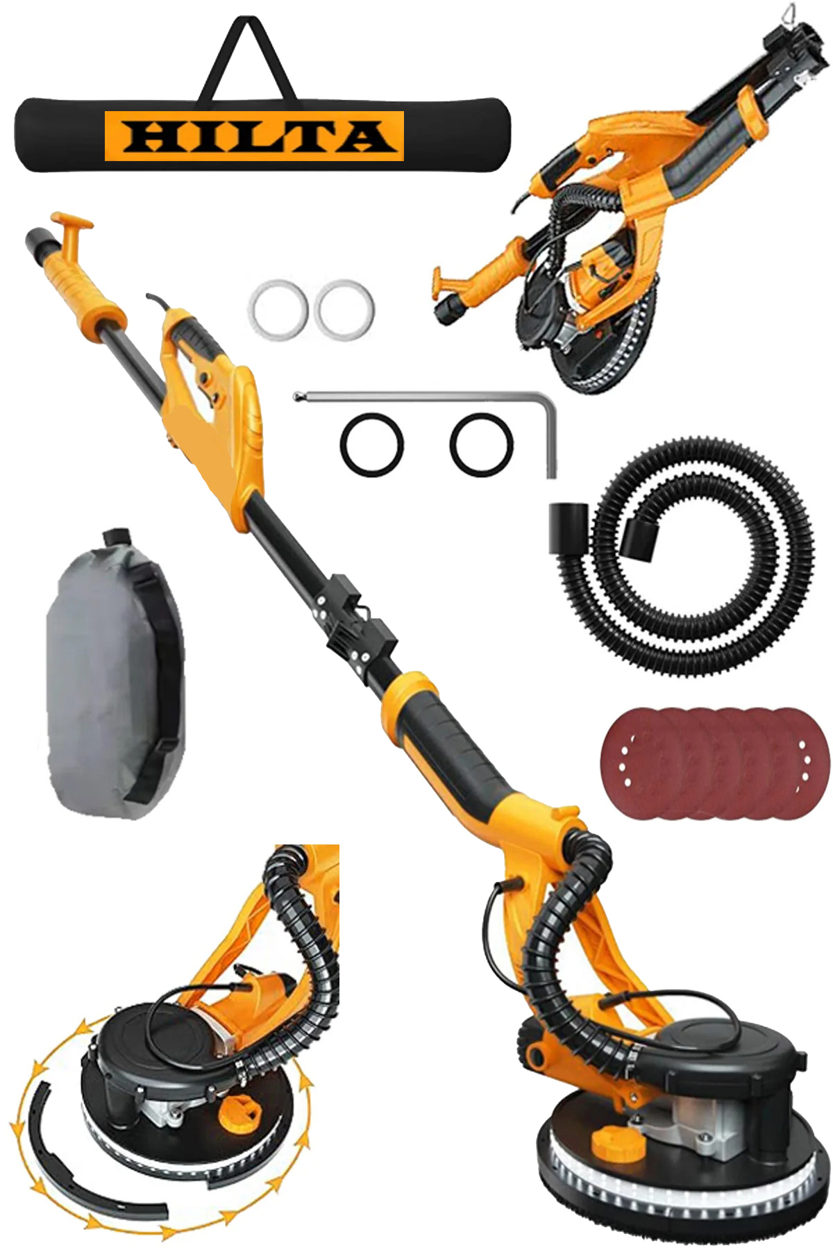 Hilta Power Alman 8500 Wat Led Işıklı Bakır Kartlı Alçıpan Duvar ...