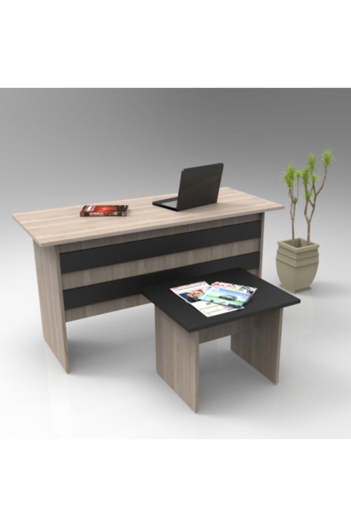 Robin Home Ofis Büro Masa Takımı Ofis Masası + Ofis SehpasıFiyatı ...