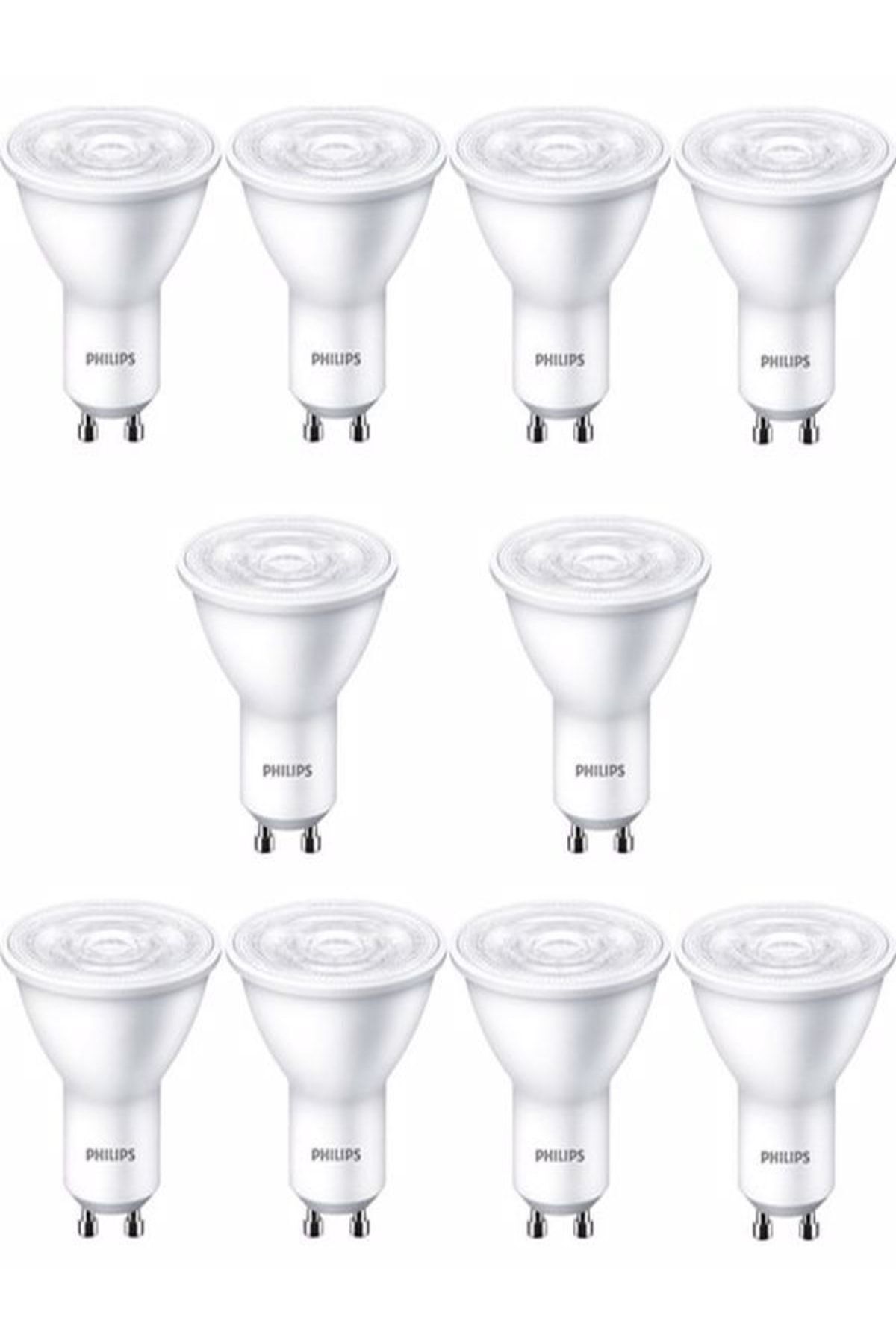 Philips Essential Led Spot 4,7-50w Gu10 3000k Sarı Işık 10 Adet ...
