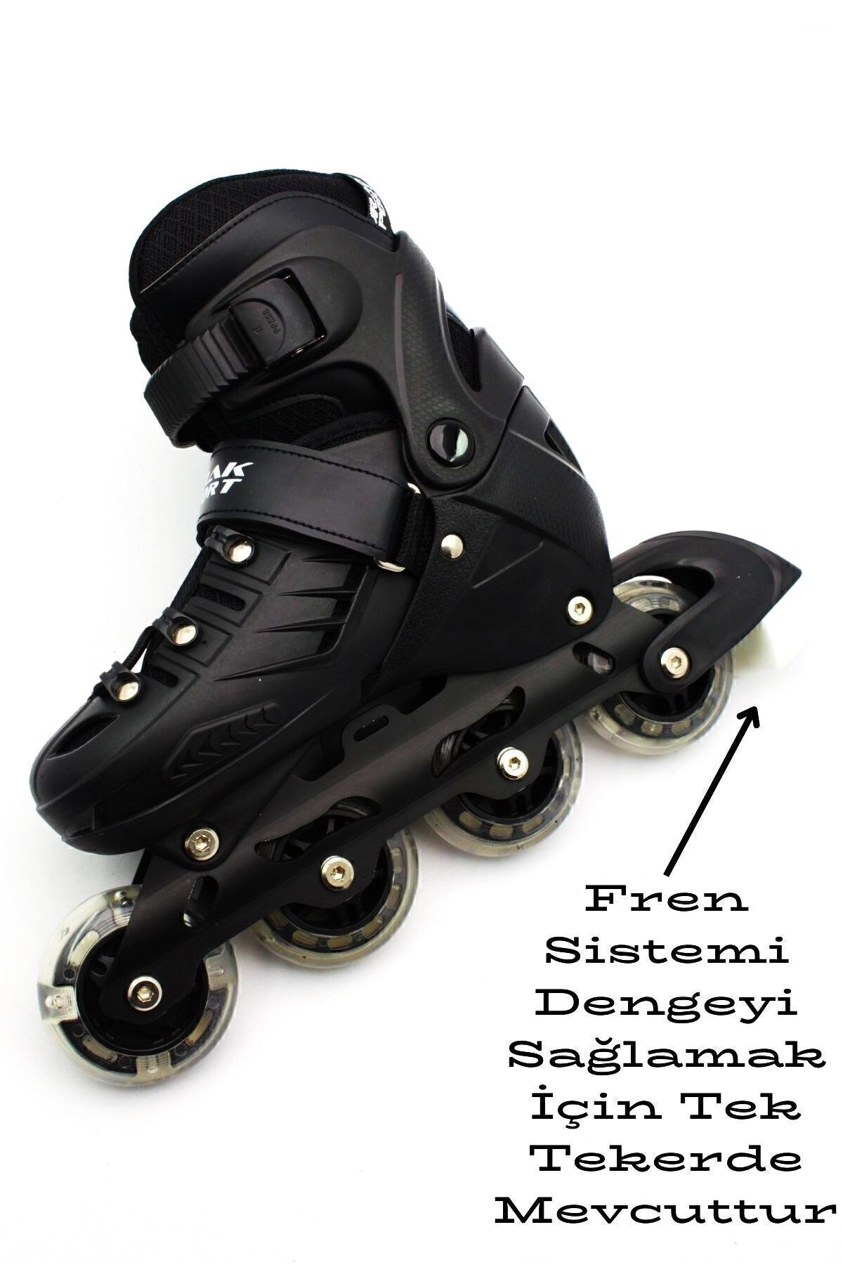 İMVULA Profesyonel Işıklı Silikon Teker Ayarlanabilir Çocuk-Yetişkin ...