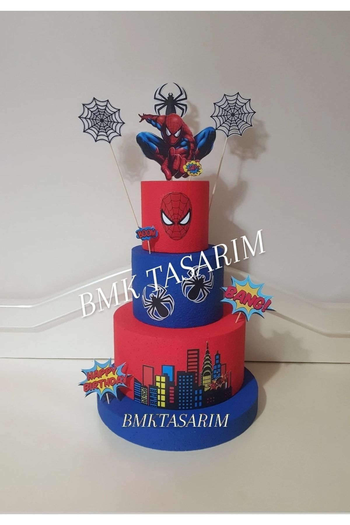 bmk tasarım Örümcek Adam Maket Pasta Fiyatı, Yorumları - Trendyol