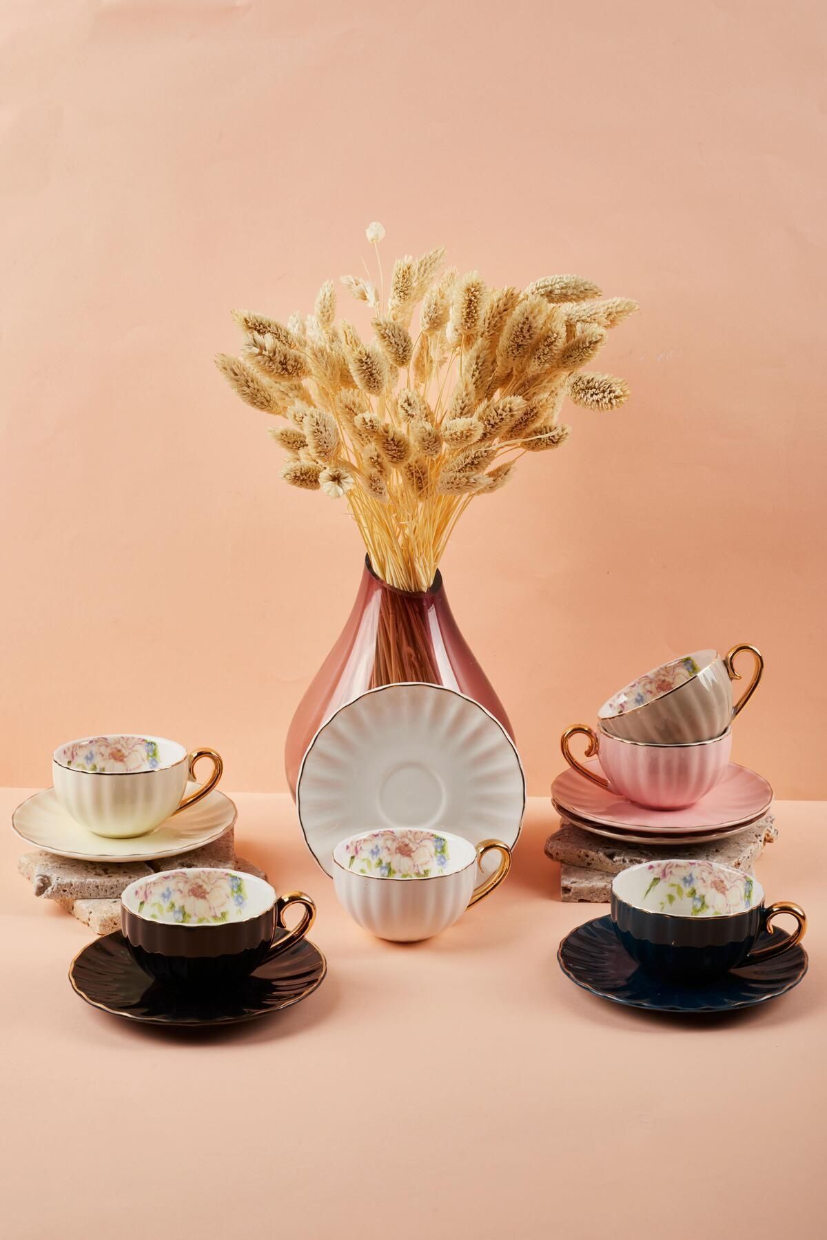 Perotti Victoria 6'lı Porselen Kahve Fincanı-58 Fiyatı, Yorumları ...