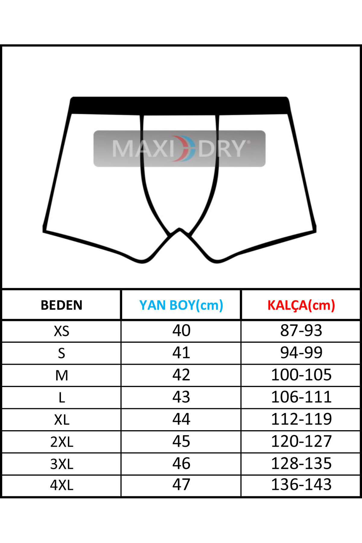 MAXI DRY Aşırı Terleme Önleyici Siyah Erkek Boxer, Islaklık Sızdırmaz ...