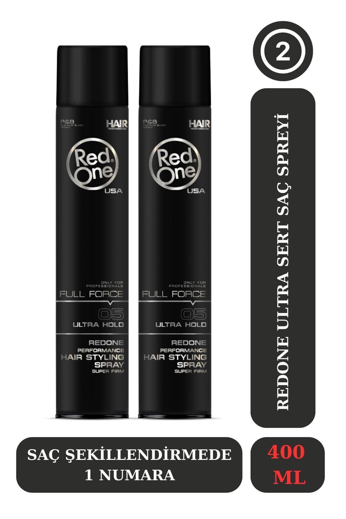 Red One Redone Ultra Sert Saç Spreyi 2'li 400 ml Fiyatı, Yorumları ...