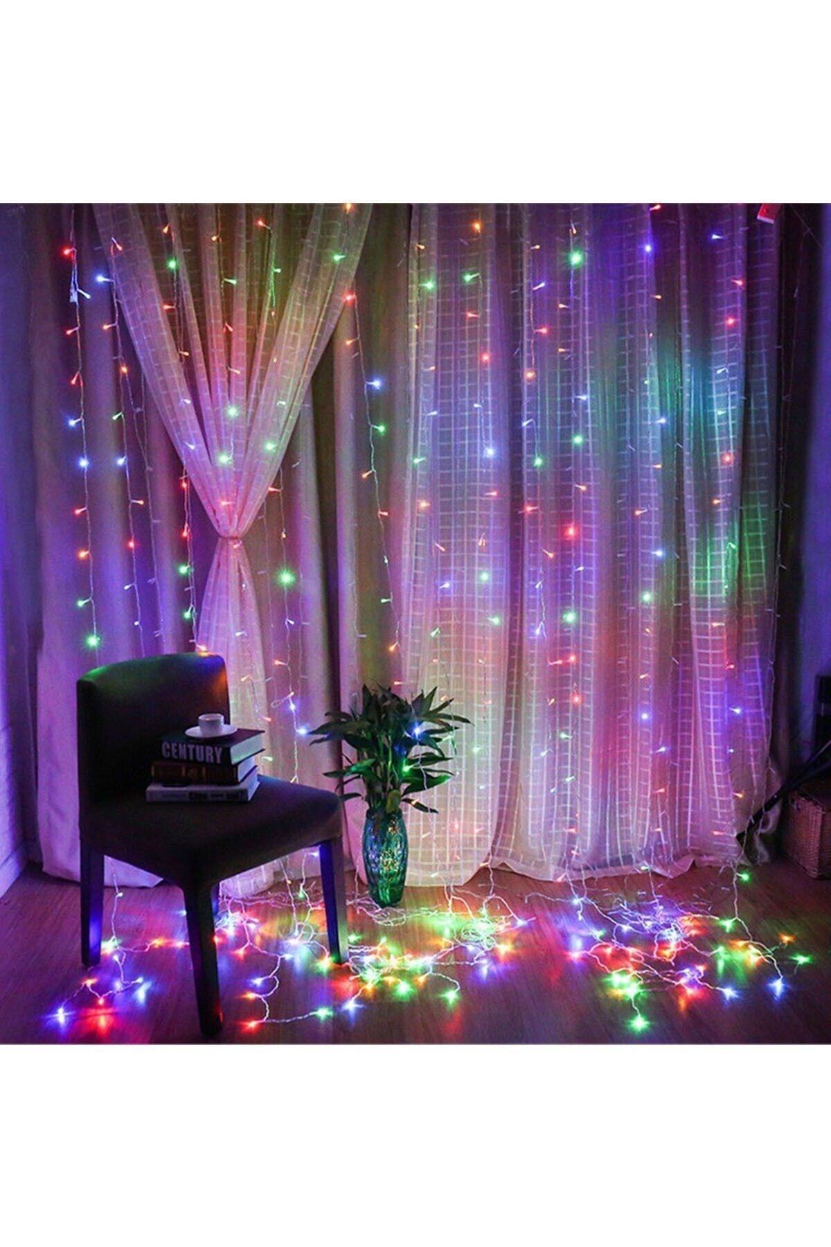 Firsat Ayi 10mt Rgb 100 Led Fişli Noel Parti Yılbaşı Ağaç Dekoratif ...