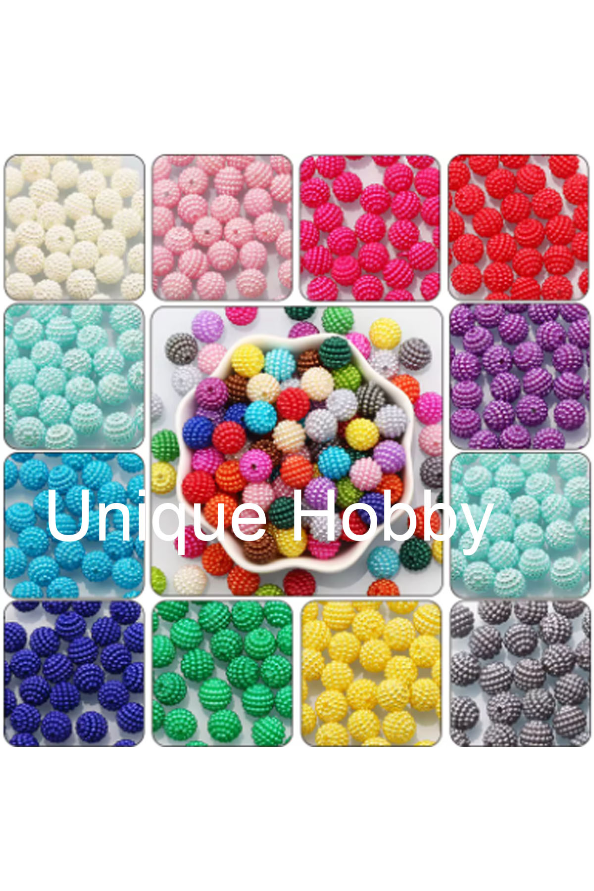 uniquehobby 500Gr 14mm Purple Pearl Beaded Blackberry Bag Set - Trendyol