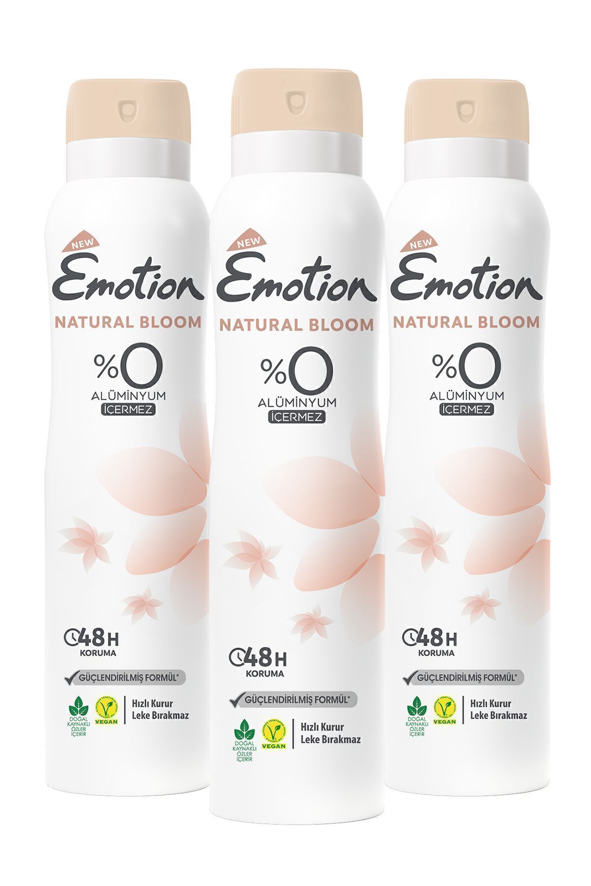 Emotion Natural Bloom Kadın Deodorant 3x150ml Fiyatı, Yorumları - Trendyol