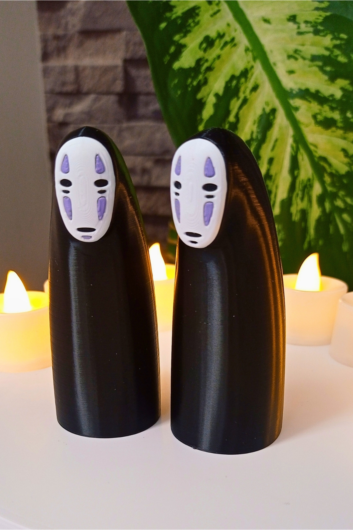 Piyo Design 2 Adet Ruhların Kaçışı Spirited Away Anime No Face Kaonashi ...