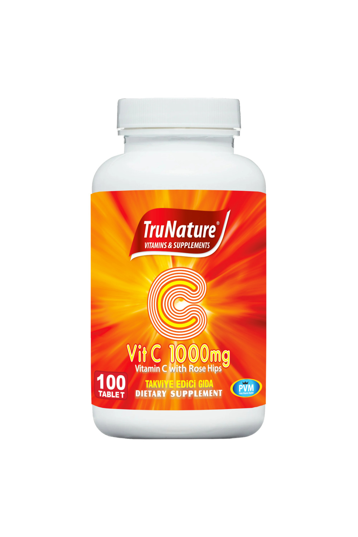 Trunature Vitamin C 1000 Mg Kuşburnu Ekstresi 100 Tablet - Fiyatı ...
