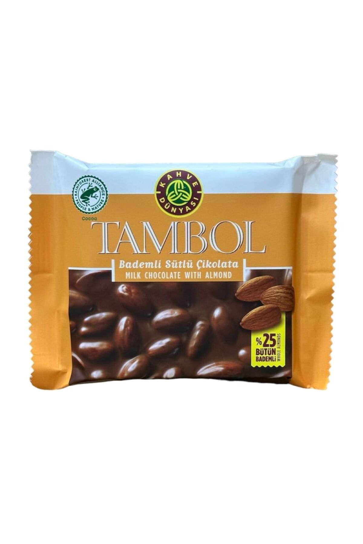 Ferrero KAHVE DÜNYASI TAMBOL BÜTÜN BADEMLİ SÜTLÜ ÇİKOLATA 77 GR *10'LU ...