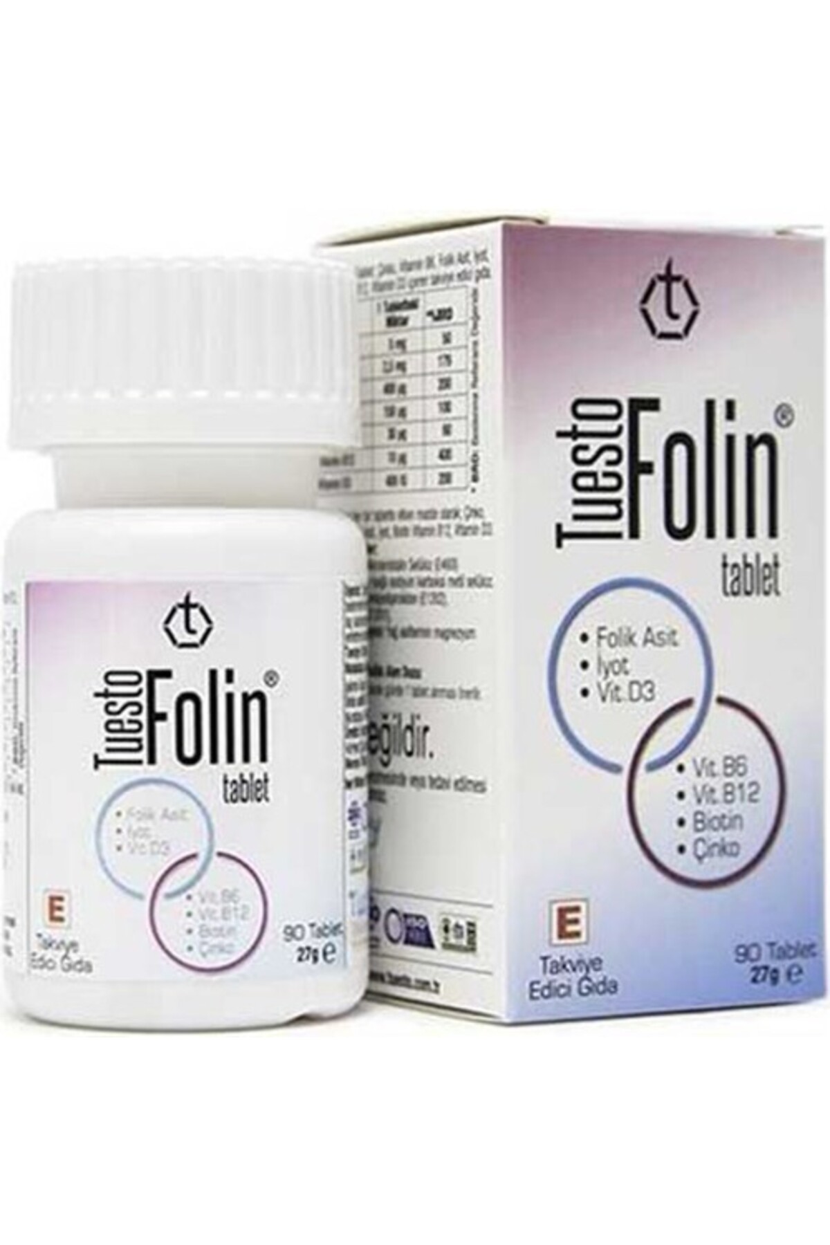 Tuesto Testo Folin 90 Tablet Folik Asit Fiyatı, Yorumları - Trendyol