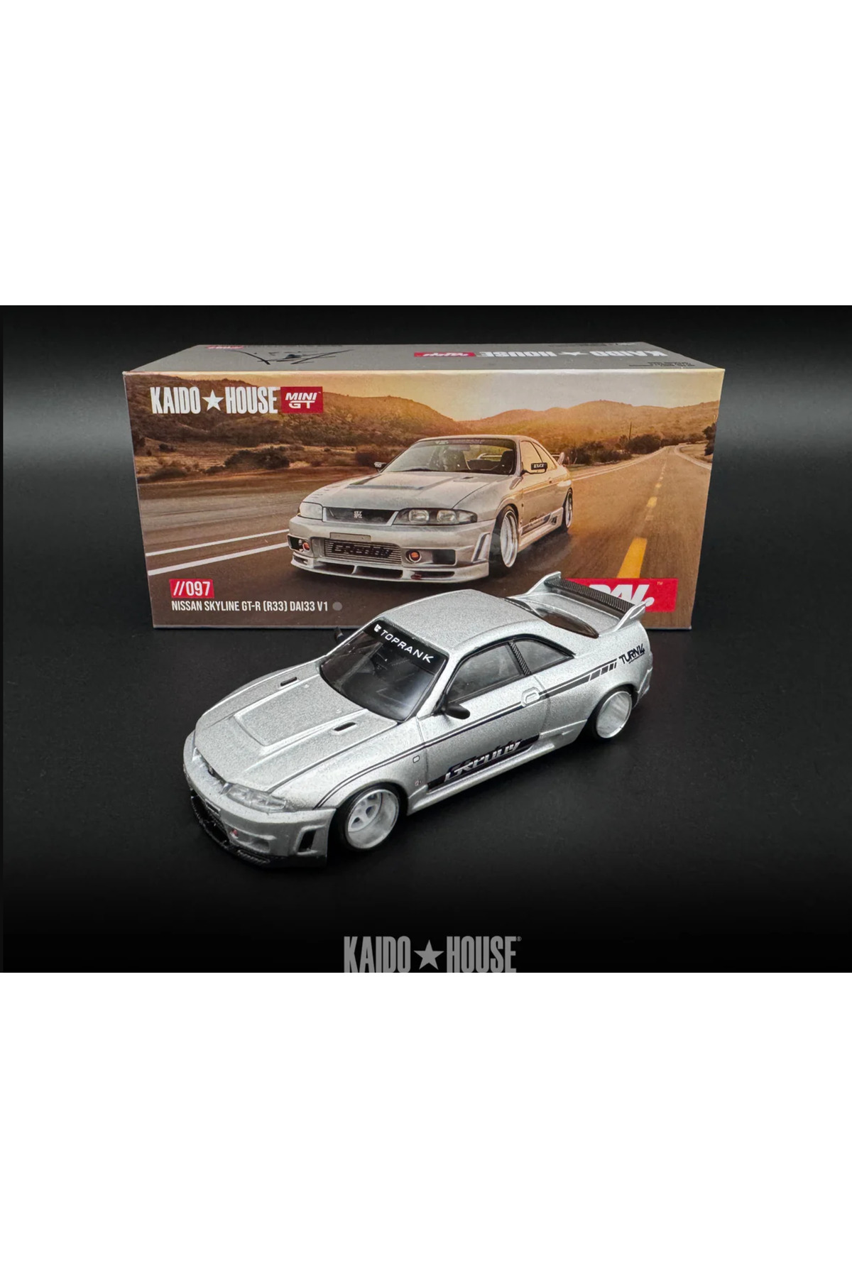 mini gt Kaido House Nissan Skyline Gt-r R33 Daı33 V1 - Fiyatı, Yorumları