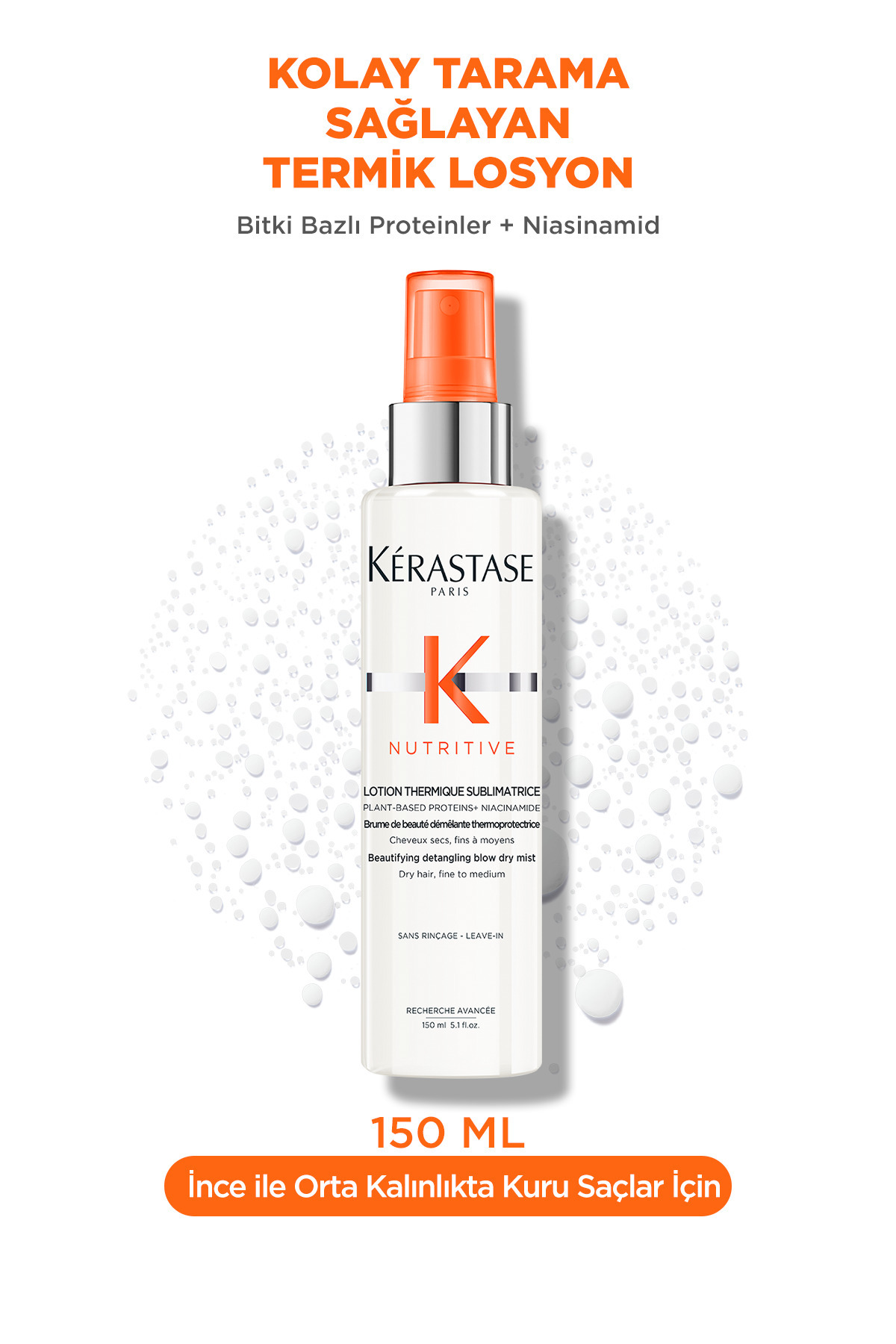 Kerastase Nutritive Nutritive Lotion Thermique Kolay Tarama Sağlayan ...