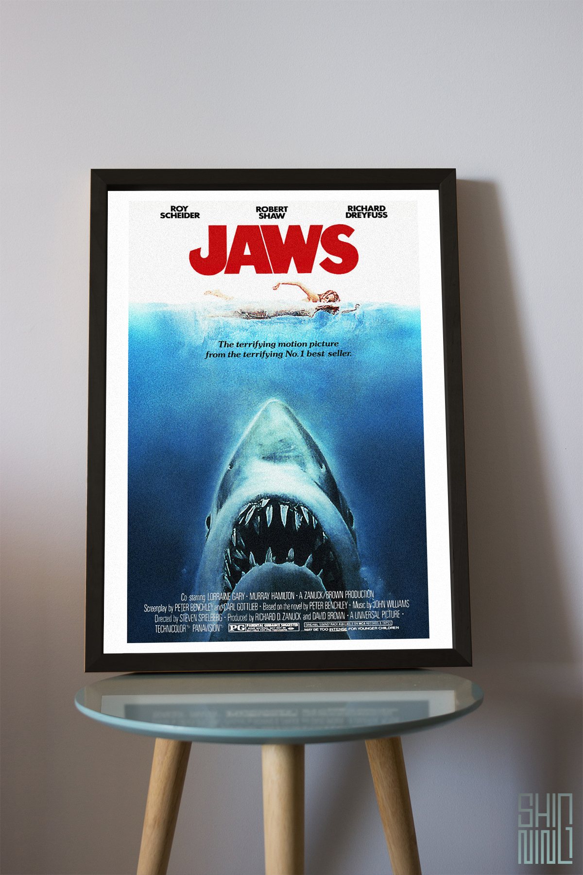 Home Çerçeveli "jaws" Film Tablo - Fiyatı, Yorumları