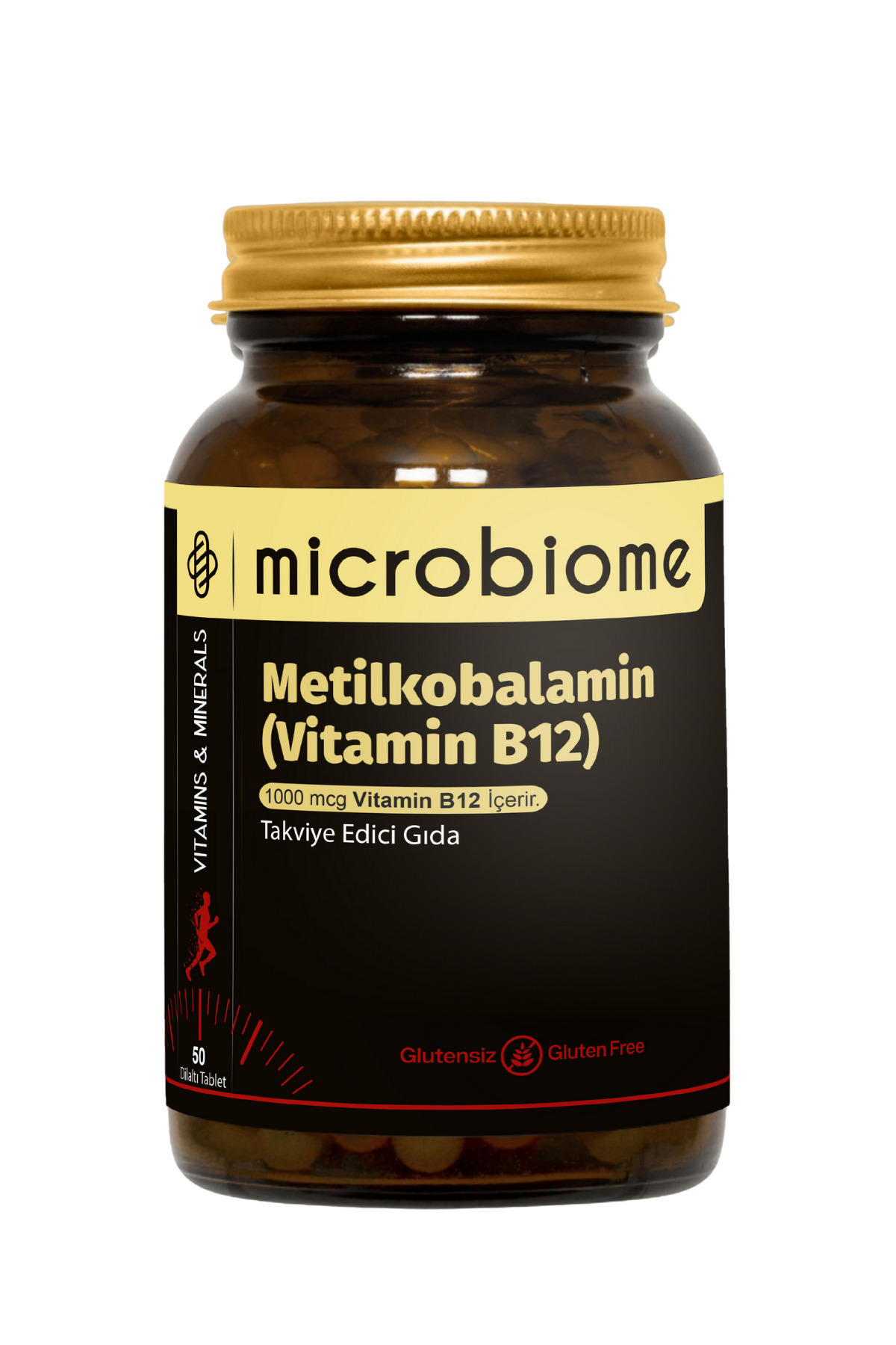 Microbiome Vitamin B12(metilkobalamin) 1000 Mcg 50 Dilaltı Tablet ...