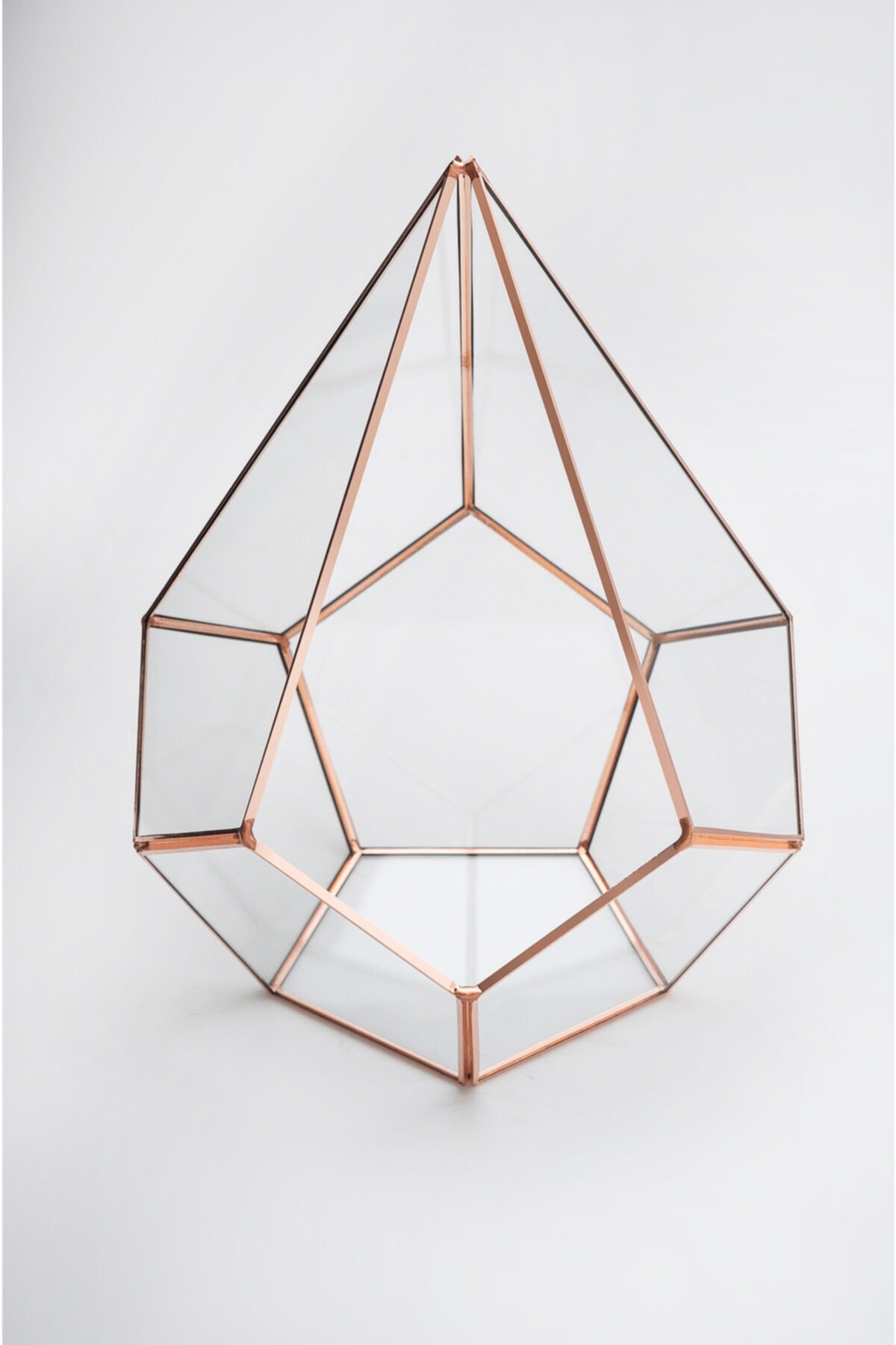 El Crea Designs 31x22x22cm Bakır Rose Gold Çikolata Kutusu Geometrik ...