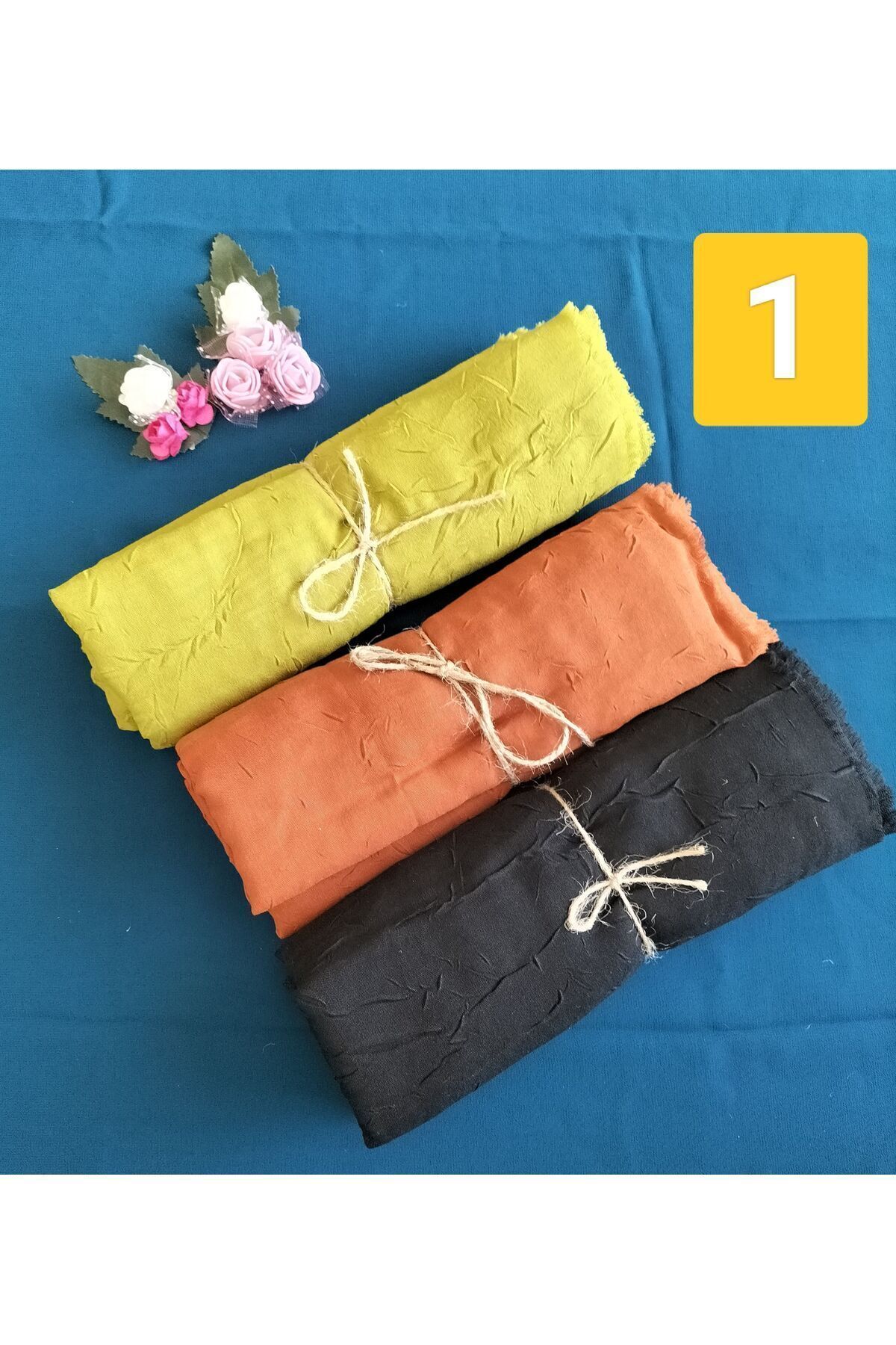 feralya Bambu Kraş Şal Karma Renk 3 lü Şal seti Fiyatı, Yorumları ...