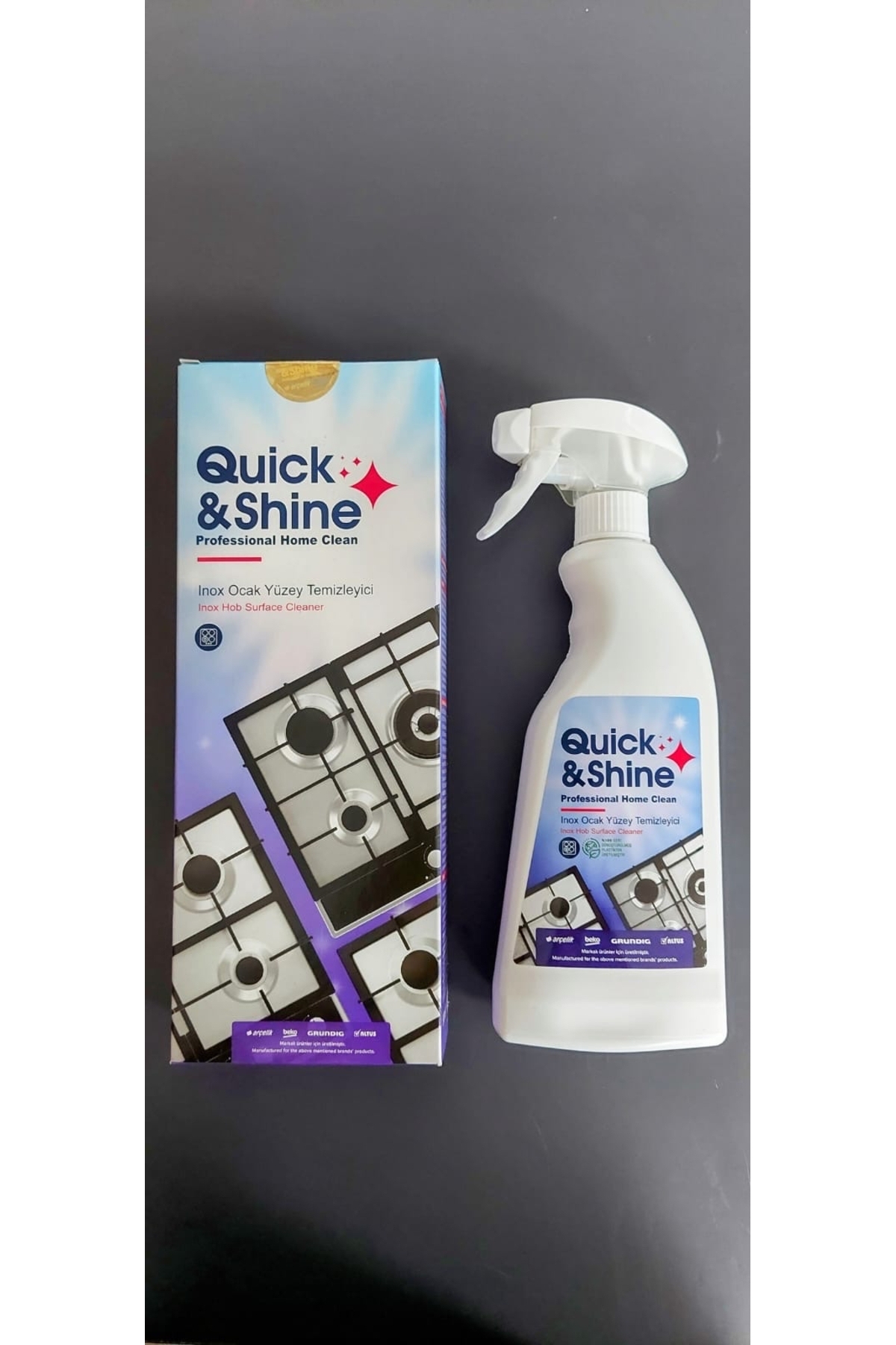 Quick&Shine Inox Ocak Yüzey Temizleyici 500ML - Fiyatı, Yorumları