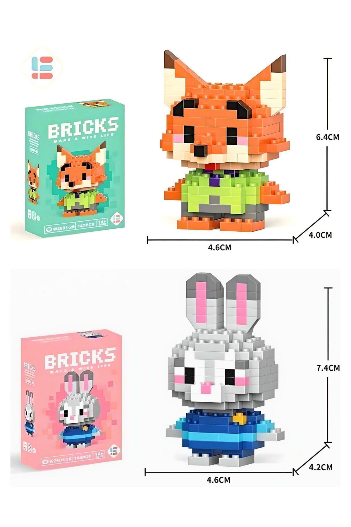 DEK Bricks ,Zootopia Judy Hoops Rabbit ve Nick Wild - Fiyatı, Yorumları